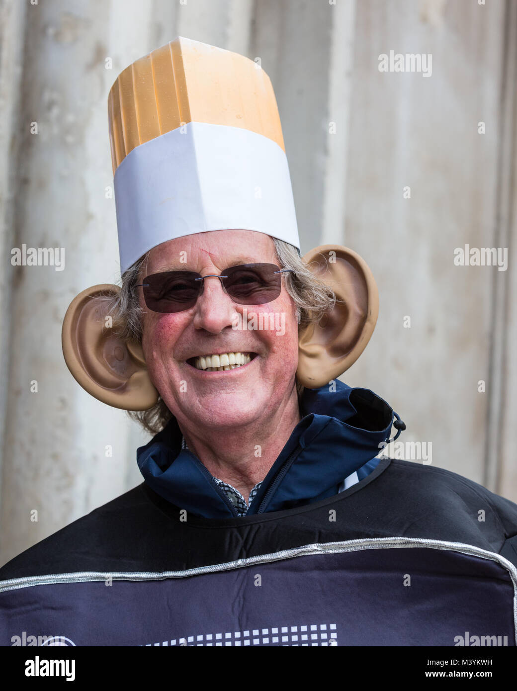 Guildhall Yard, City of London, 13th Feb 2018. The novelty race ...