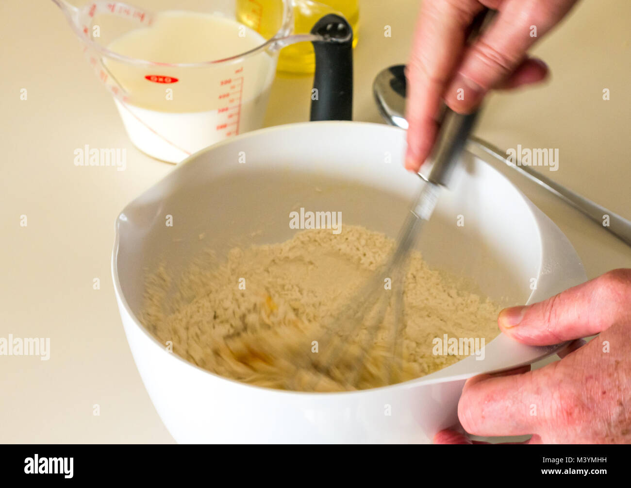 Mixture of flour hi-res stock photography and images - Alamy