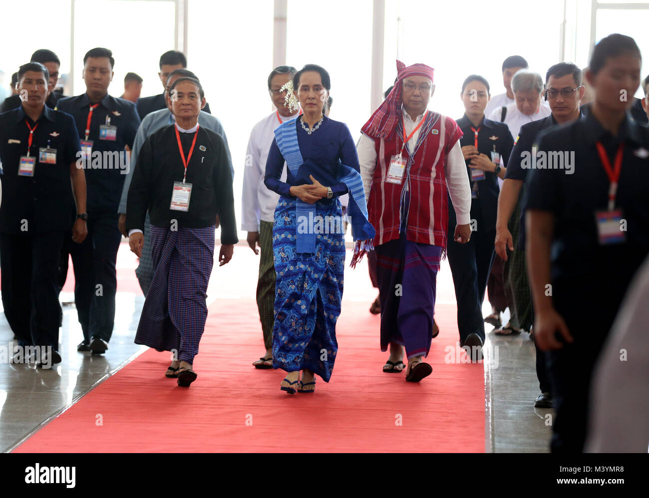 Myanmars state counselor aung san suu kyi hi-res stock photography and ...