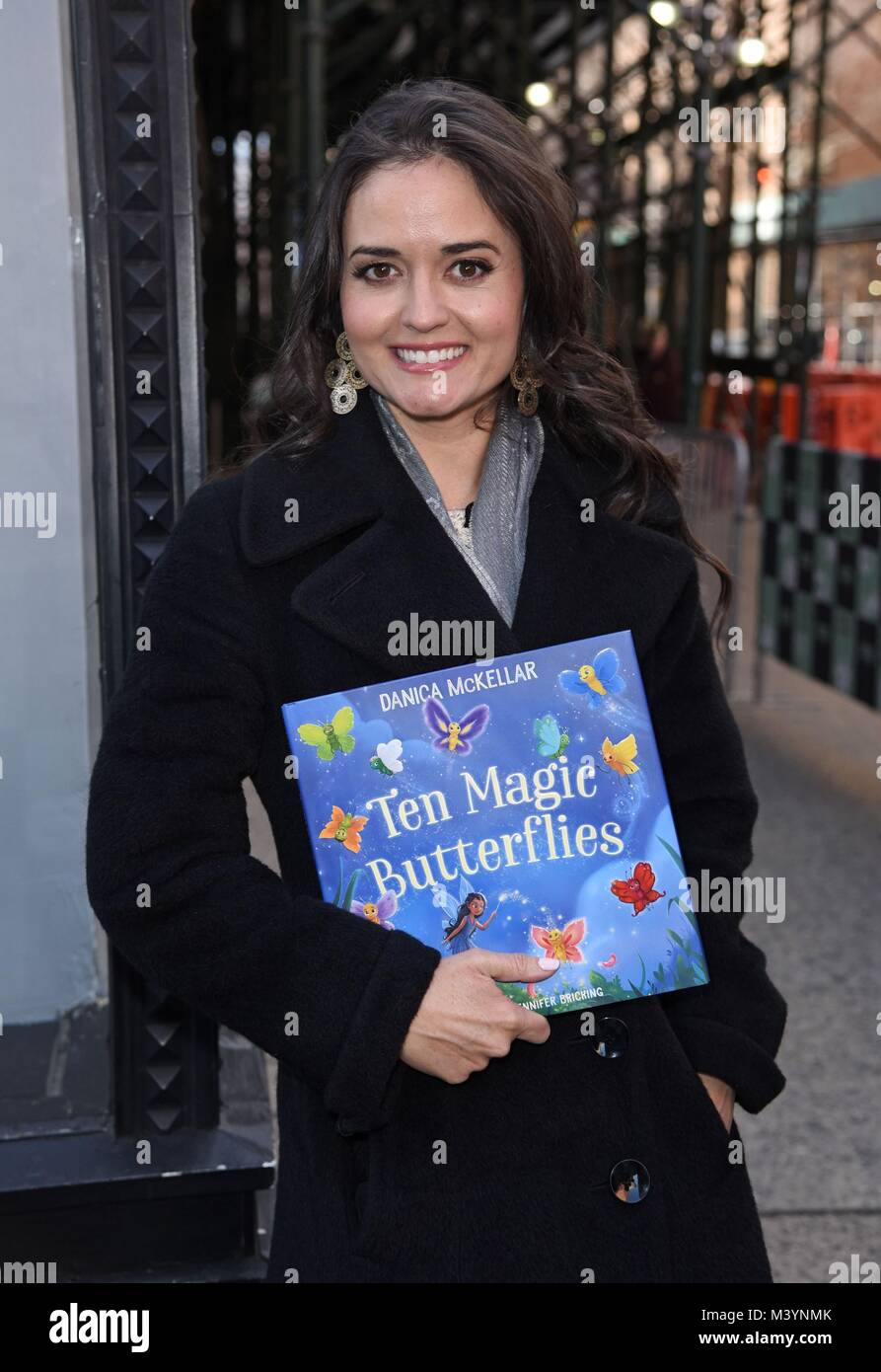 New York, NY, USA. 13th Feb, 2018. Danica McKellar, seen at BUILD ...