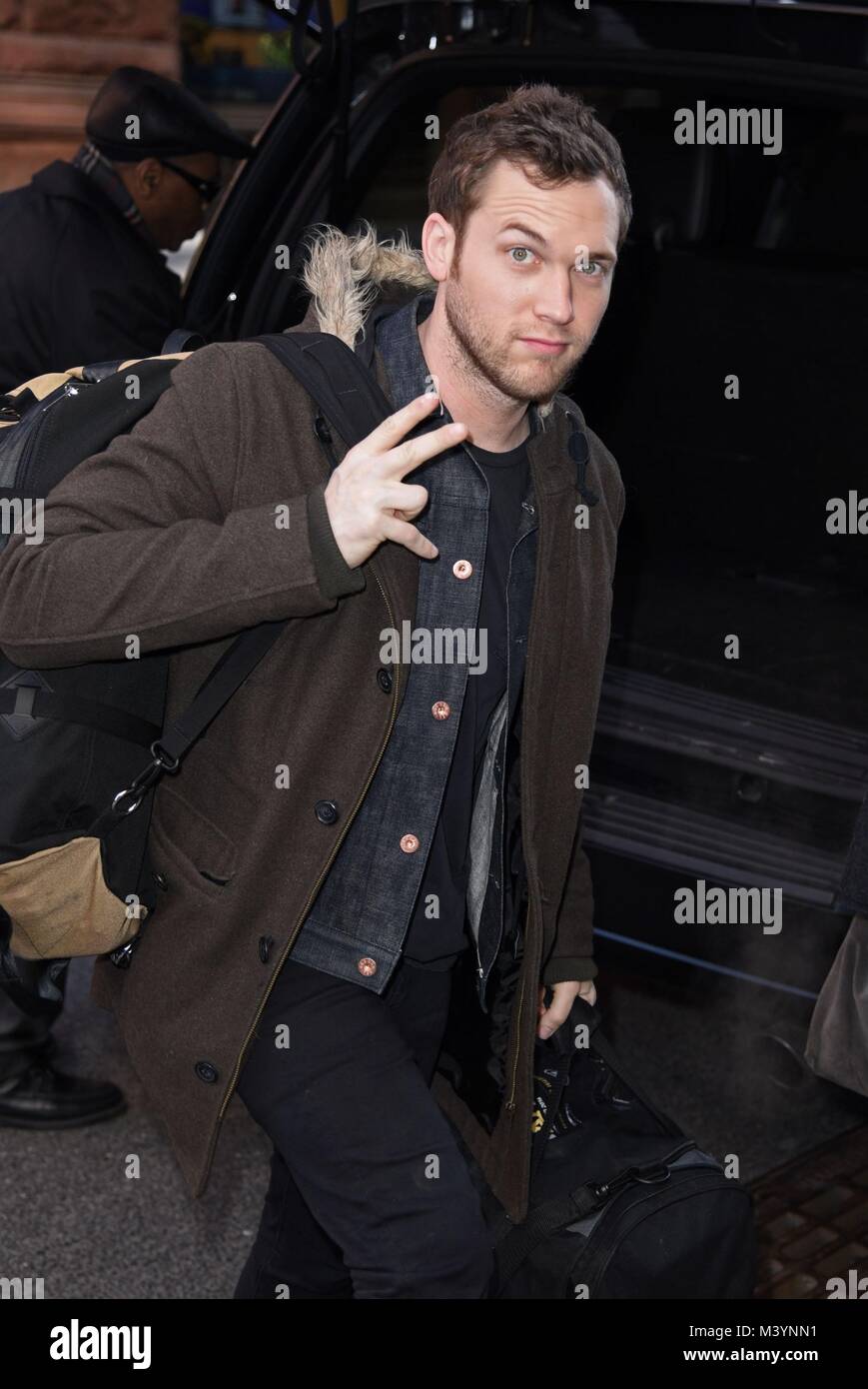 New York, NY, USA. 13th Feb, 2018. Phillip Phillips, seen at BUILD ...