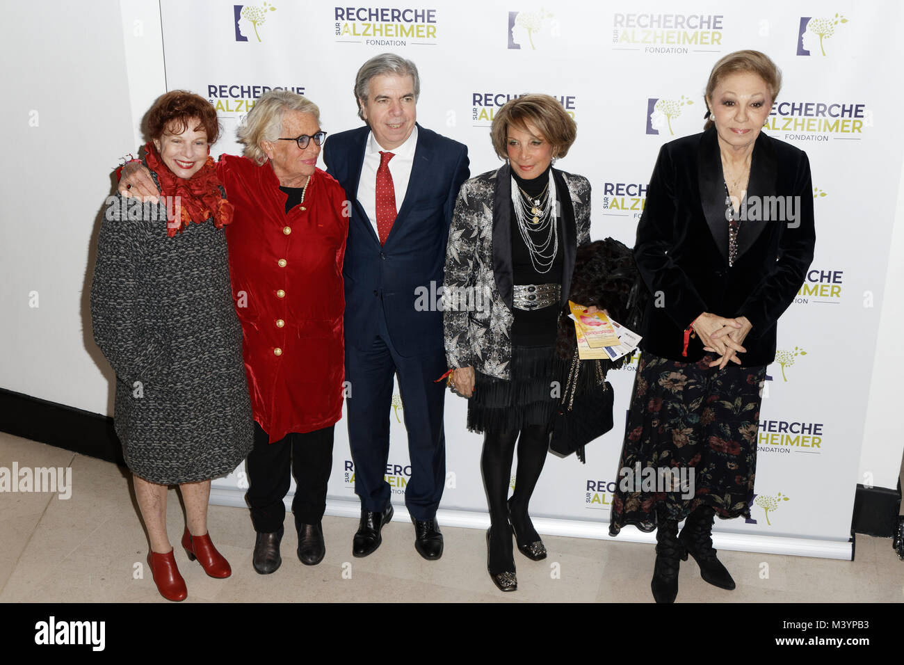 Paris, France. 12th Feb, 2018. Actress Agathe Natanson, Véronique de ...