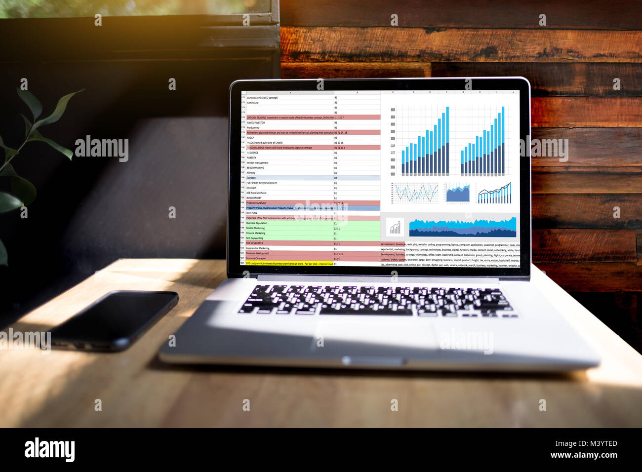 Business Information Technology people work hard Data Analytics ...