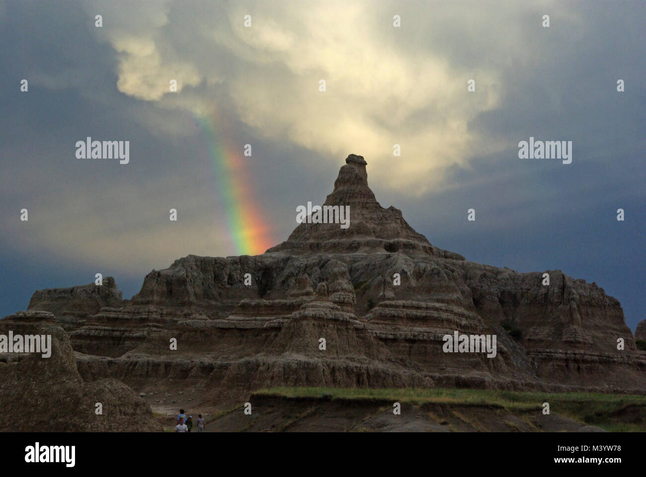 Rainbow & Window Trail Stock Photo - Alamy