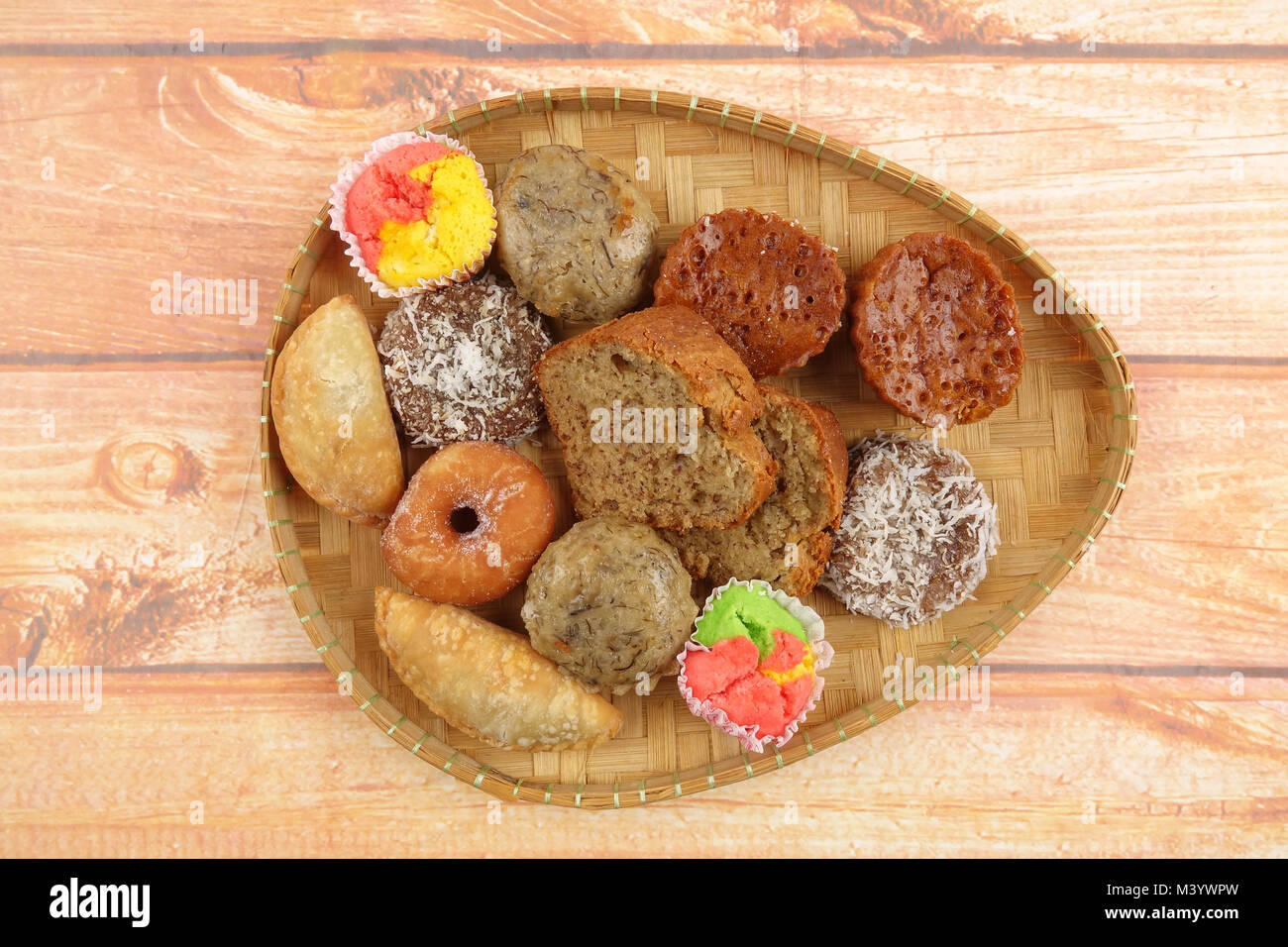 Asian traditional sweet desert on wooden board Stock Photo - Alamy