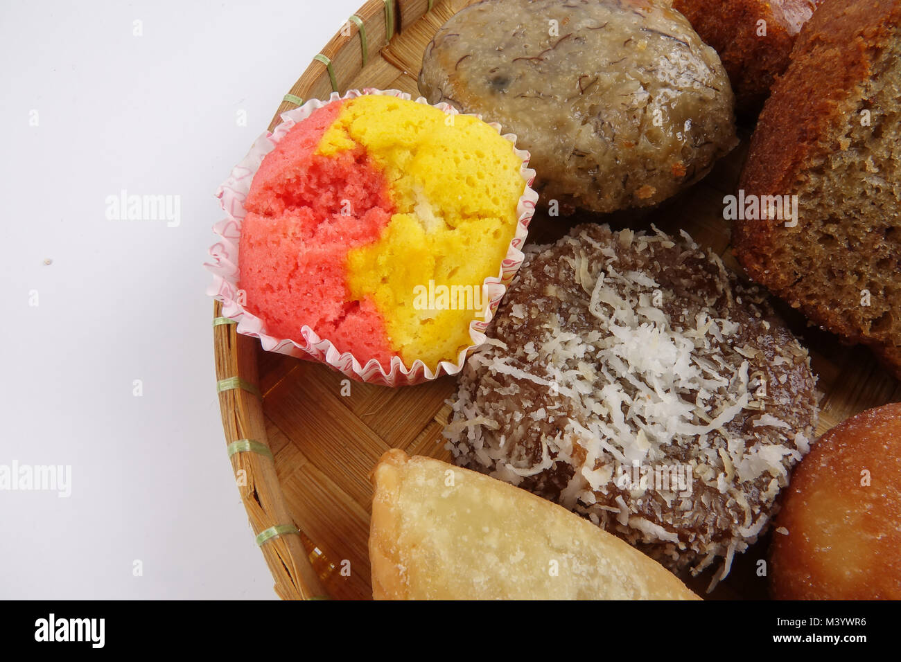 Asian traditional sweet desert on wooden board Stock Photo - Alamy