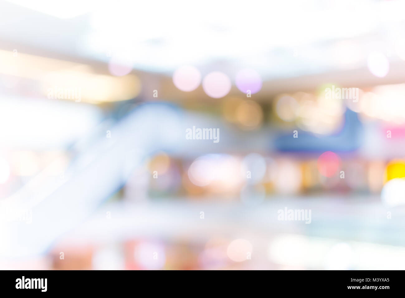 Abstract background of people on shopping mall Stock Photo - Alamy