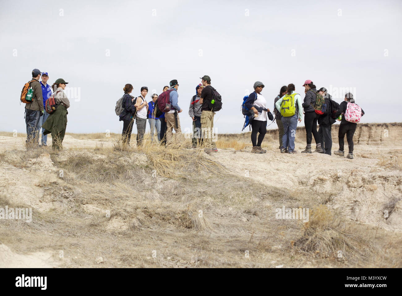 Hiking on the Castle trail, the students from Red Cloud and Calhoun ...