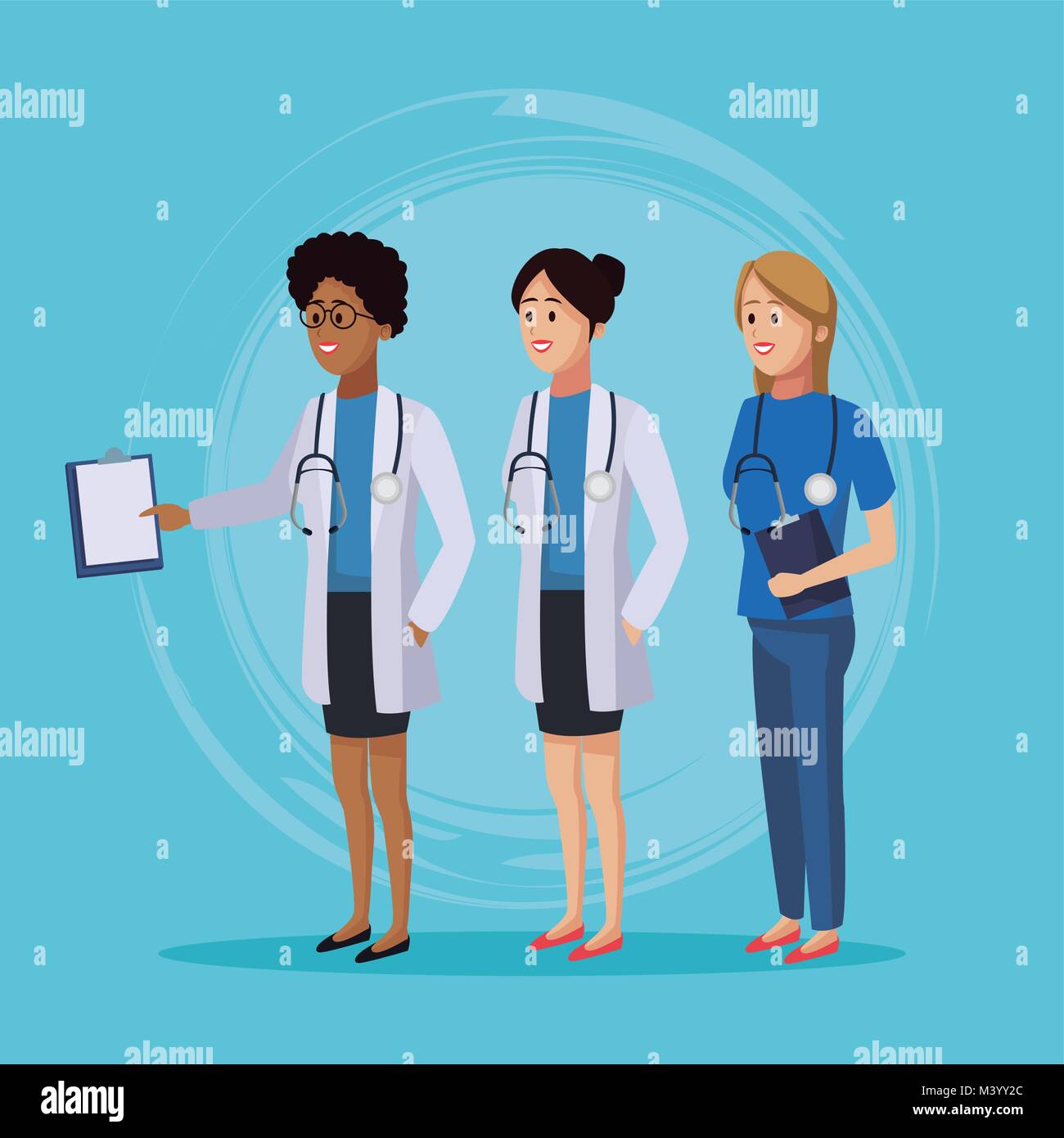 Medical team cartoon Stock Vector Image & Art - Alamy