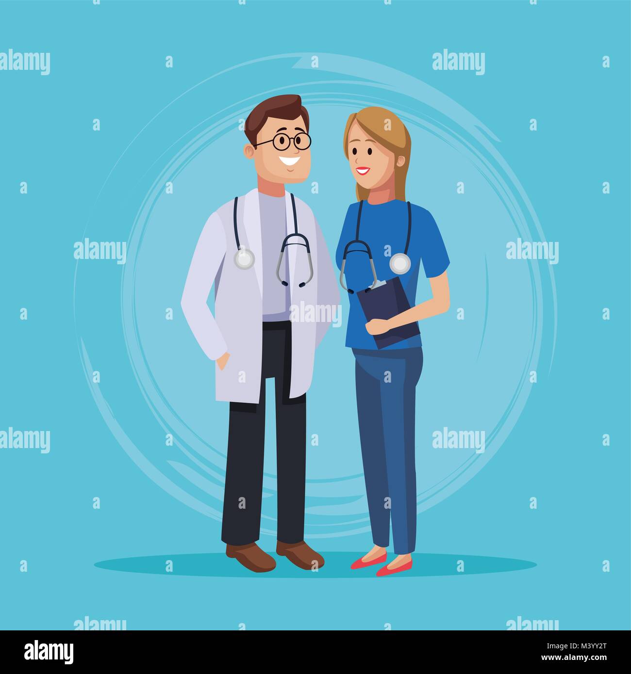 Medical team cartoon Stock Vector Image & Art - Alamy