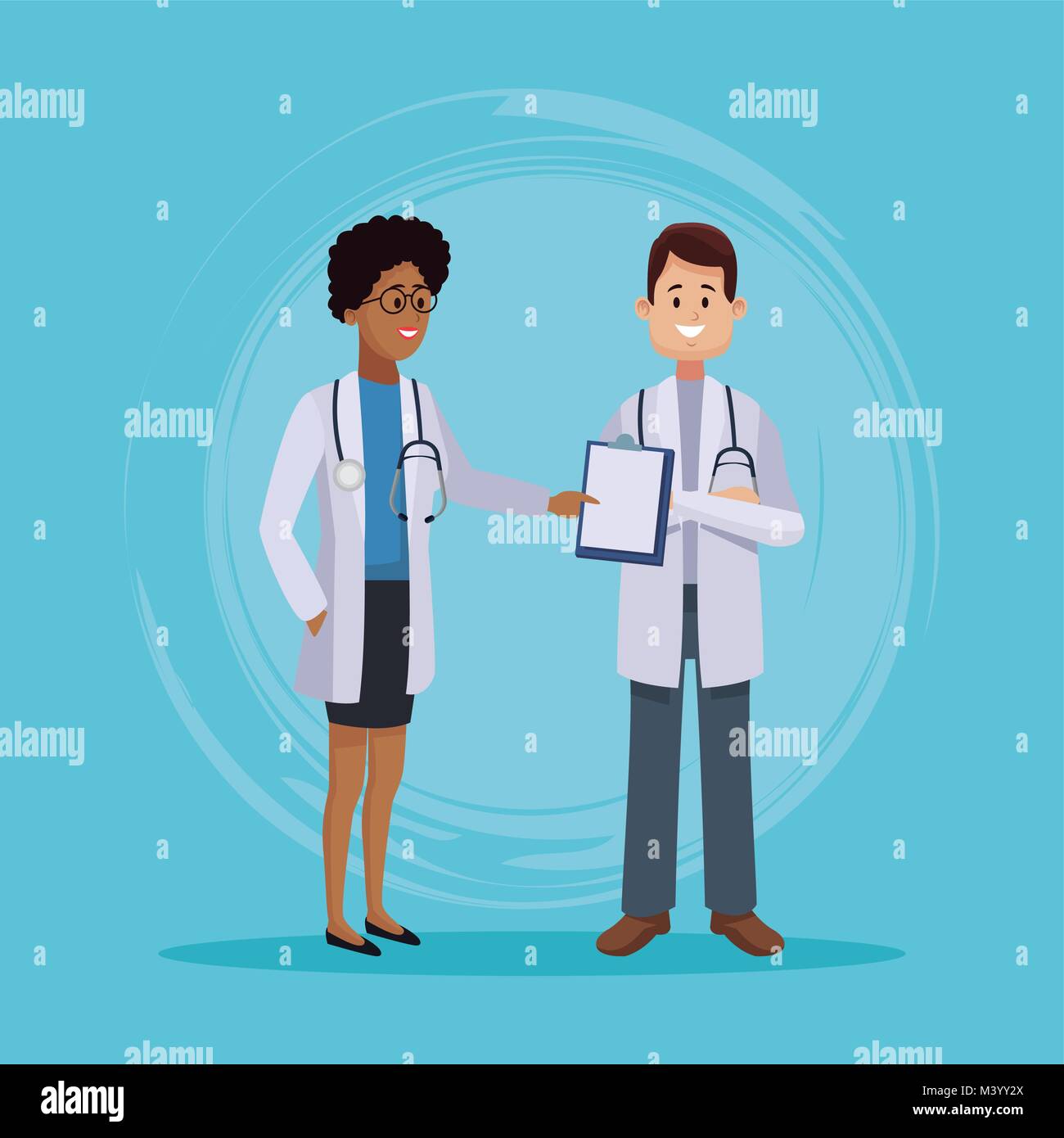 Medical team cartoon Stock Vector Image & Art - Alamy
