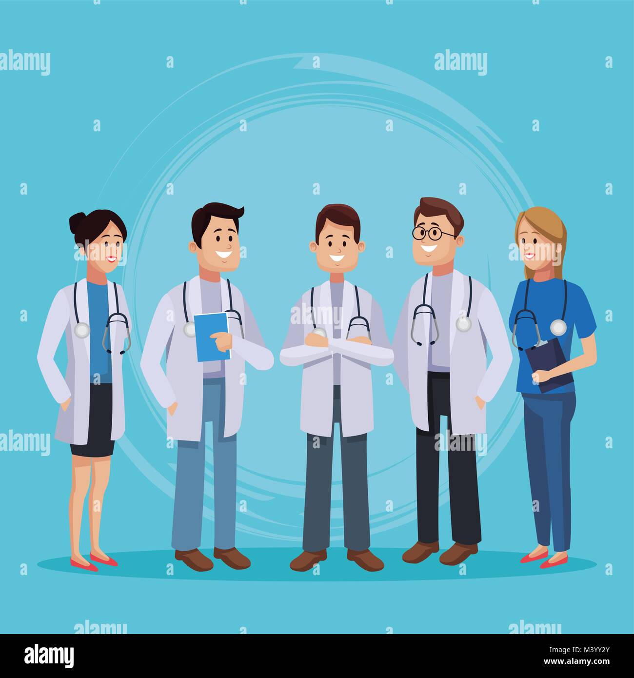 Medical team cartoon Stock Vector Image & Art - Alamy