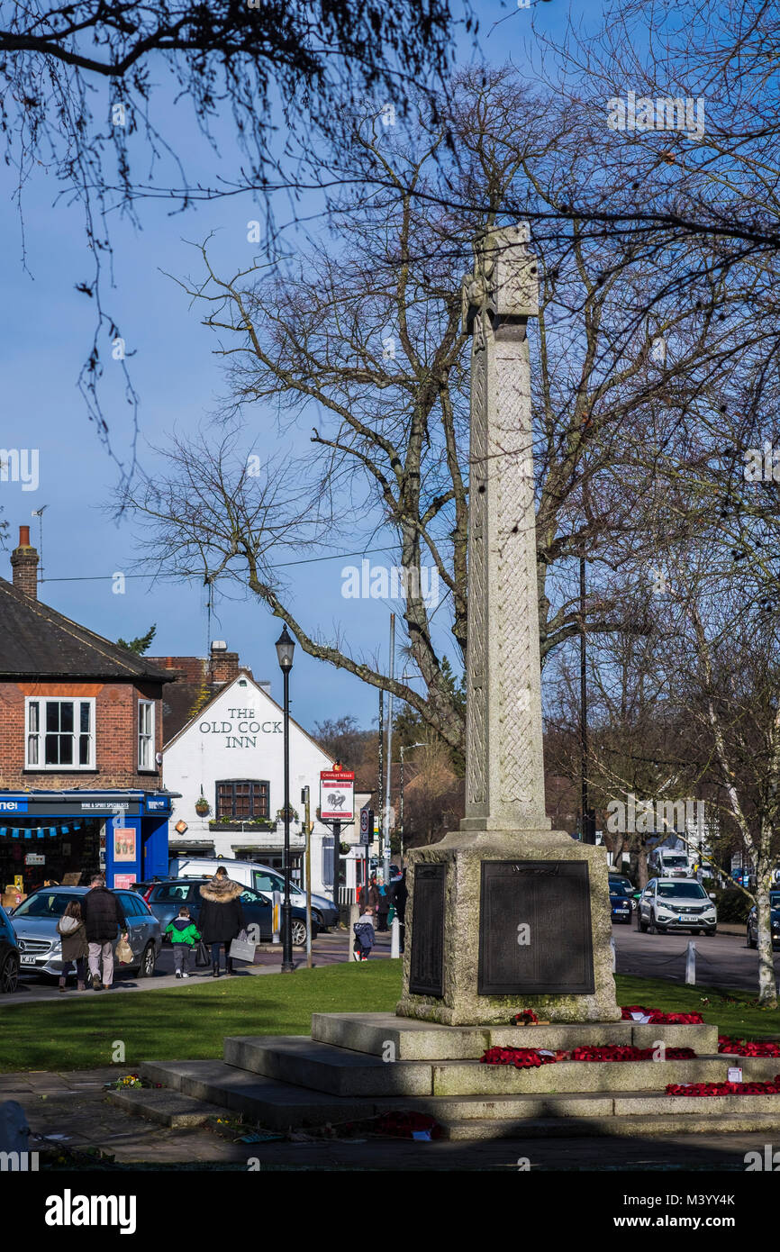 Harpenden is a small commuter town in Hertfordshire, England, U.K Stock ...