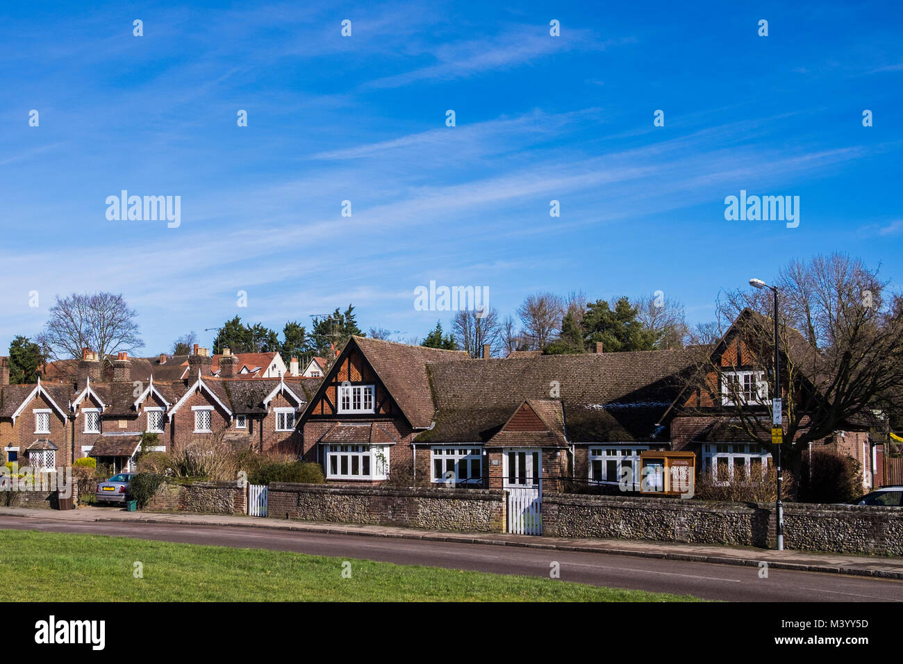 Harpenden is a small commuter town in Hertfordshire, England, U.K Stock ...