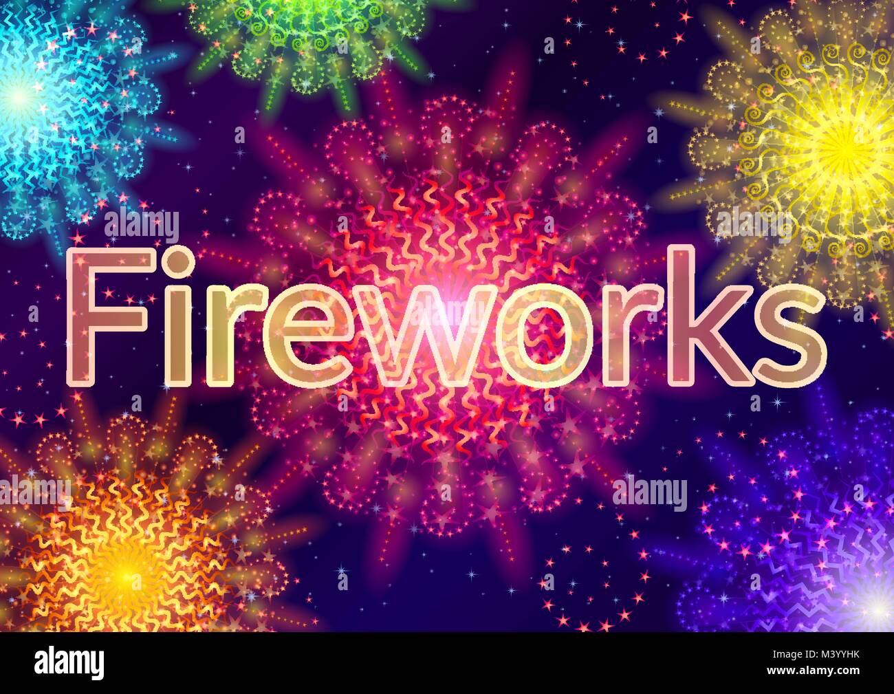 Firework wallpaper Stock Vector Images - Alamy
