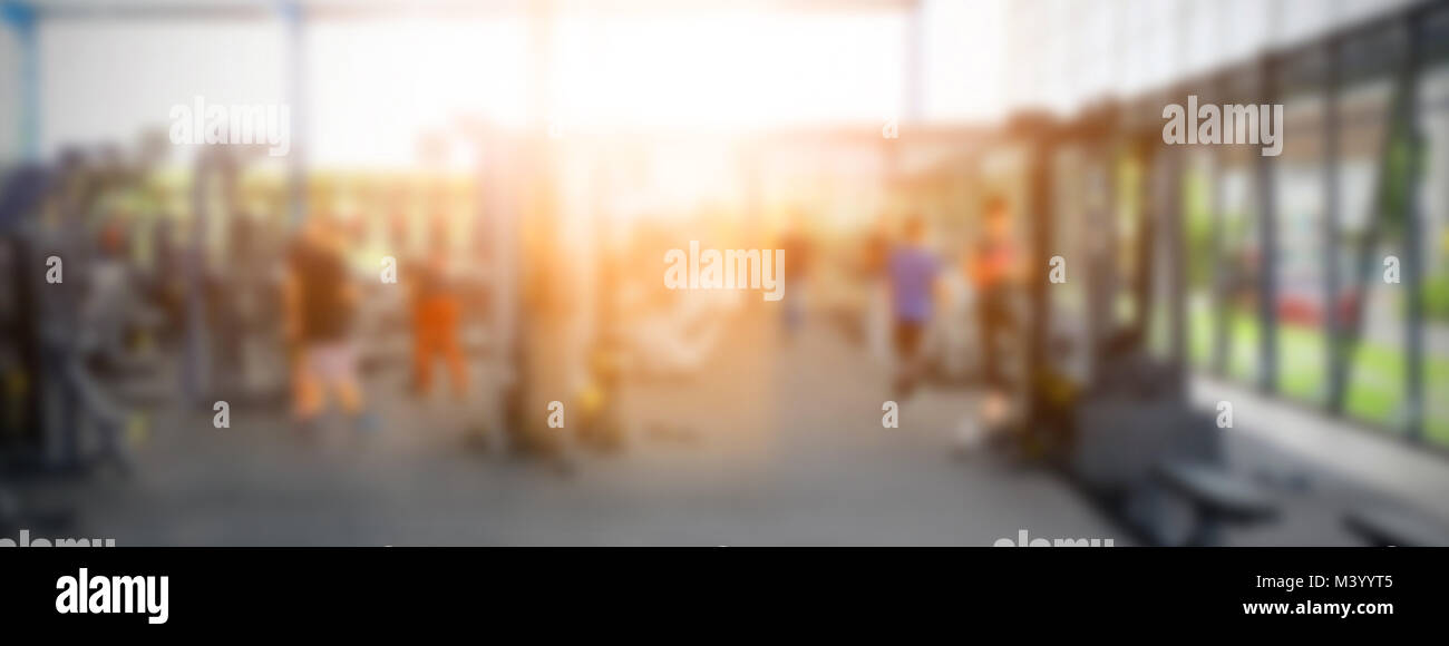 Sport fitness gym panorama hi-res stock photography and images - Alamy