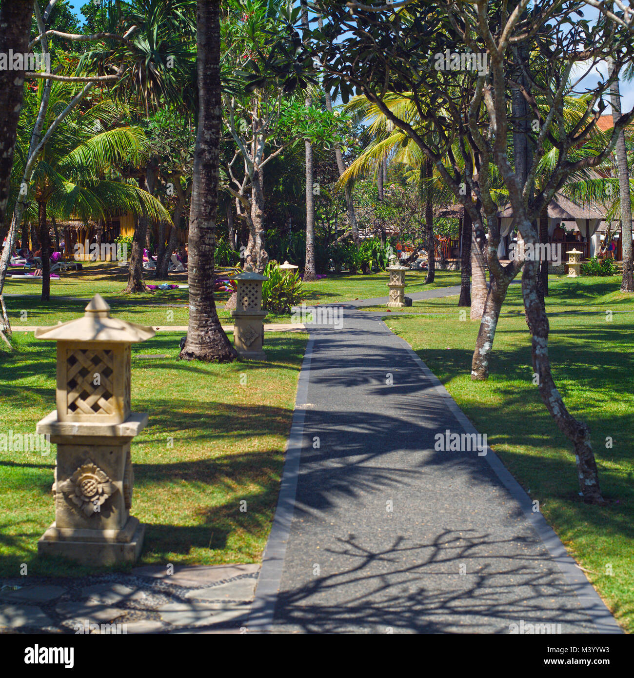 Bali, Indonesia path to the beach Stock Photo - Alamy