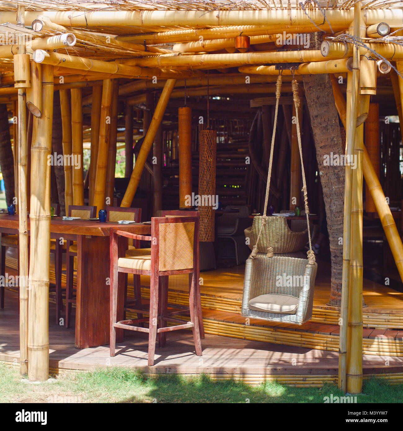 Bamboo house bali hi-res stock photography and images - Alamy