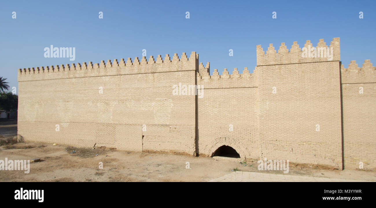 A picture of some of the buildings of the city of Babylon in Iraq, And ...