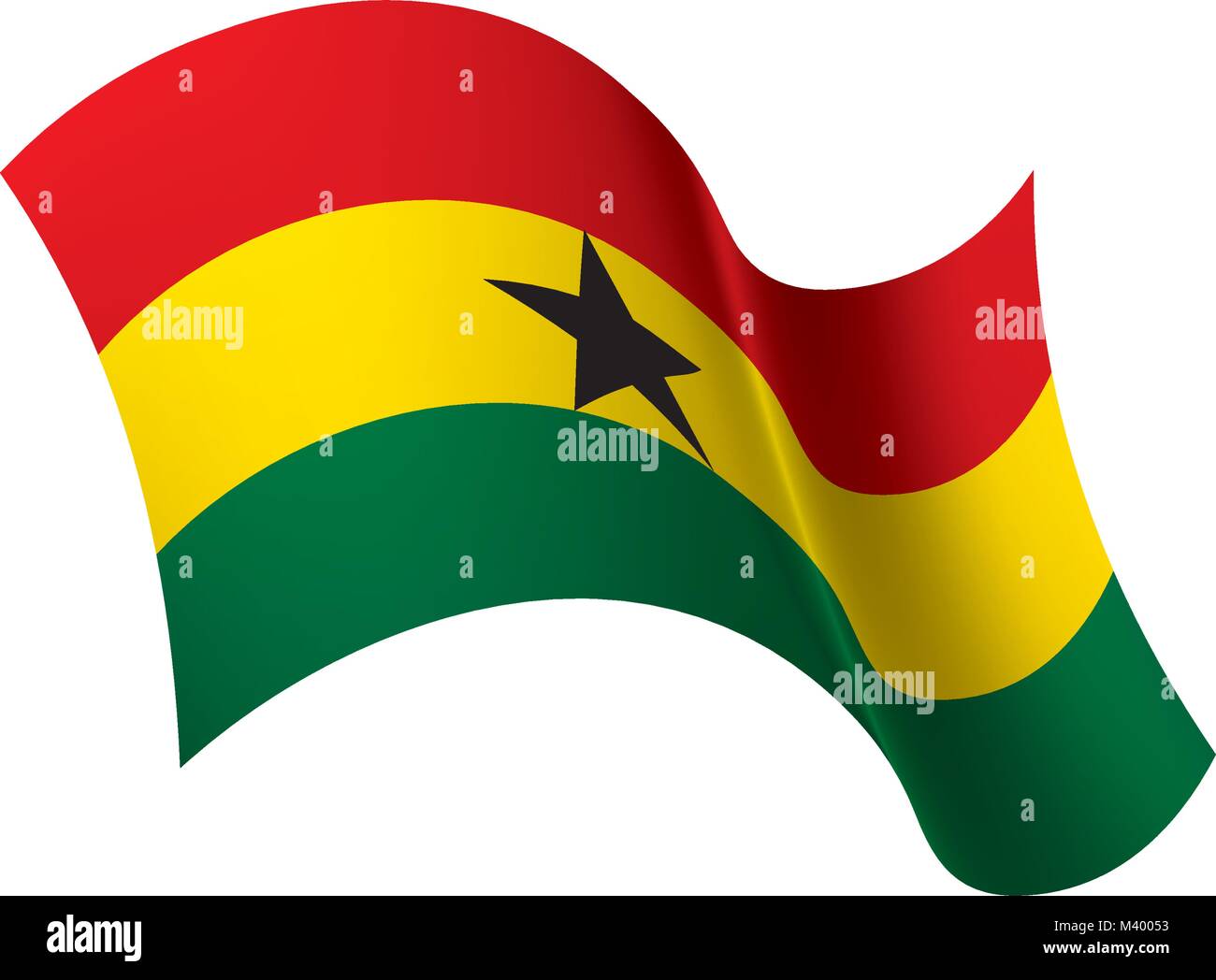 Ghana flag, vector illustration Stock Vector Image & Art - Alamy