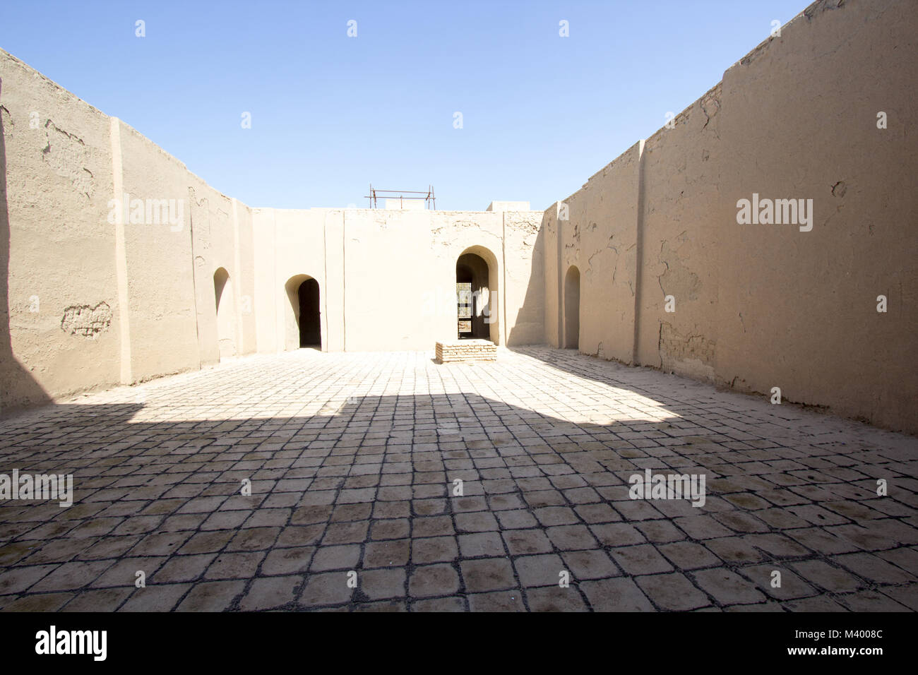 A picture of the inside of the Temple of ninmakh, The oldest temple in ...