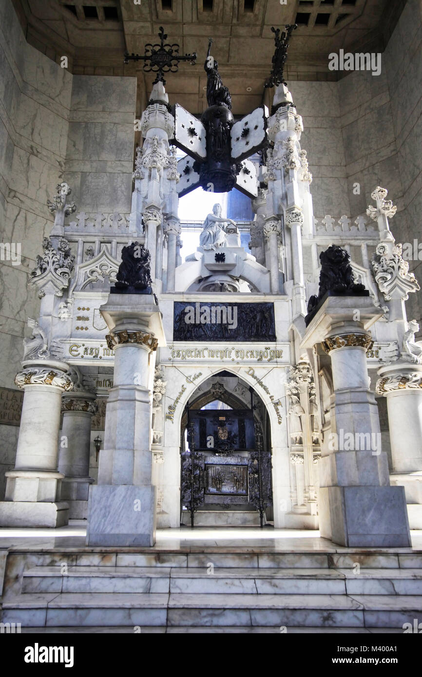 Interior space of Columbus lighthouse in Santo Domingo, Dominican ...