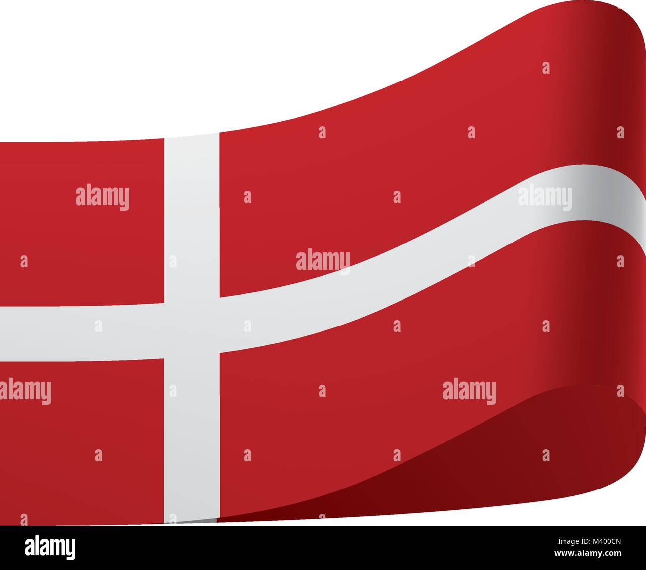 Denmark flag, vector illustration Stock Vector Image & Art - Alamy