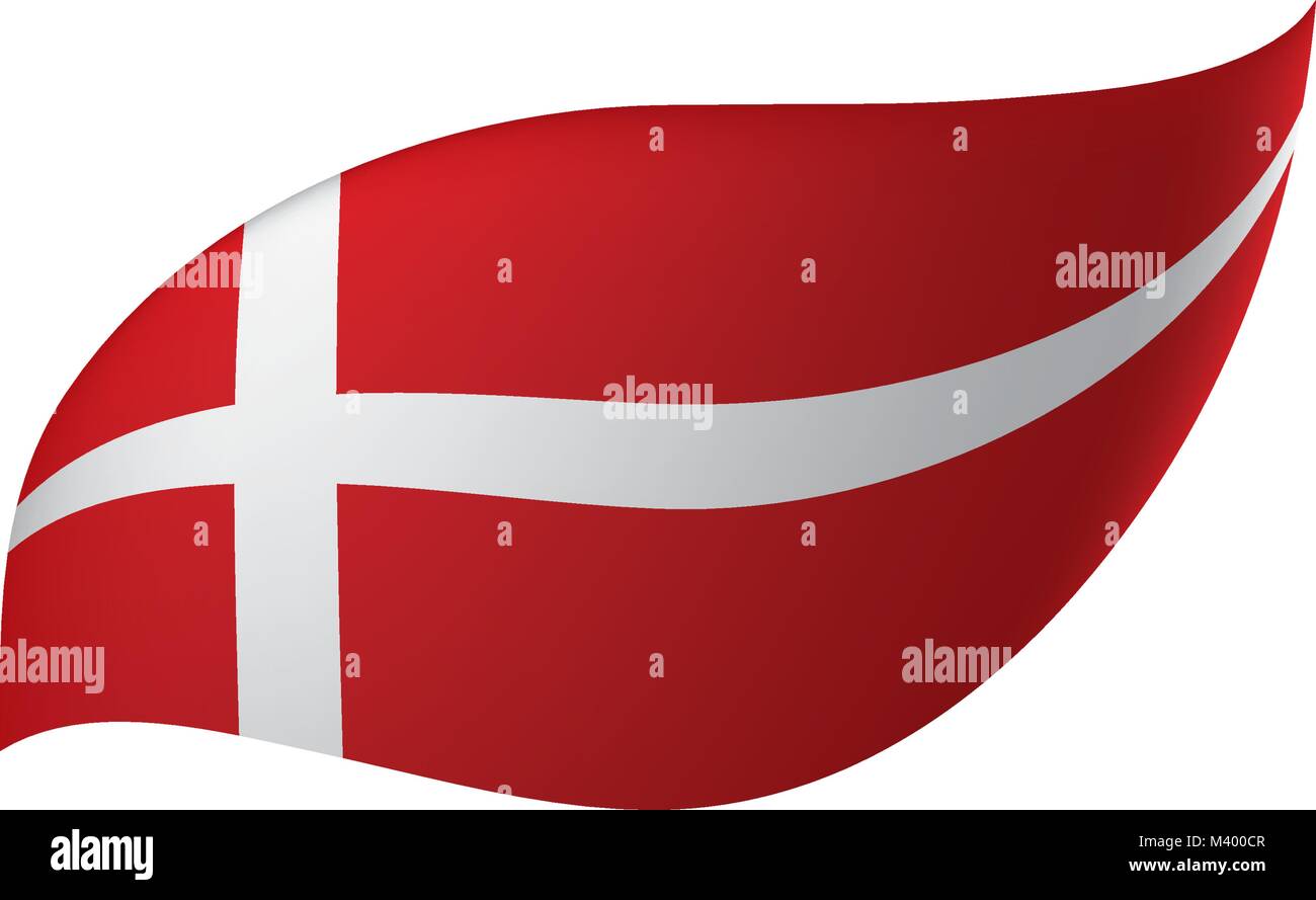 Denmark flag, vector illustration Stock Vector Image & Art - Alamy