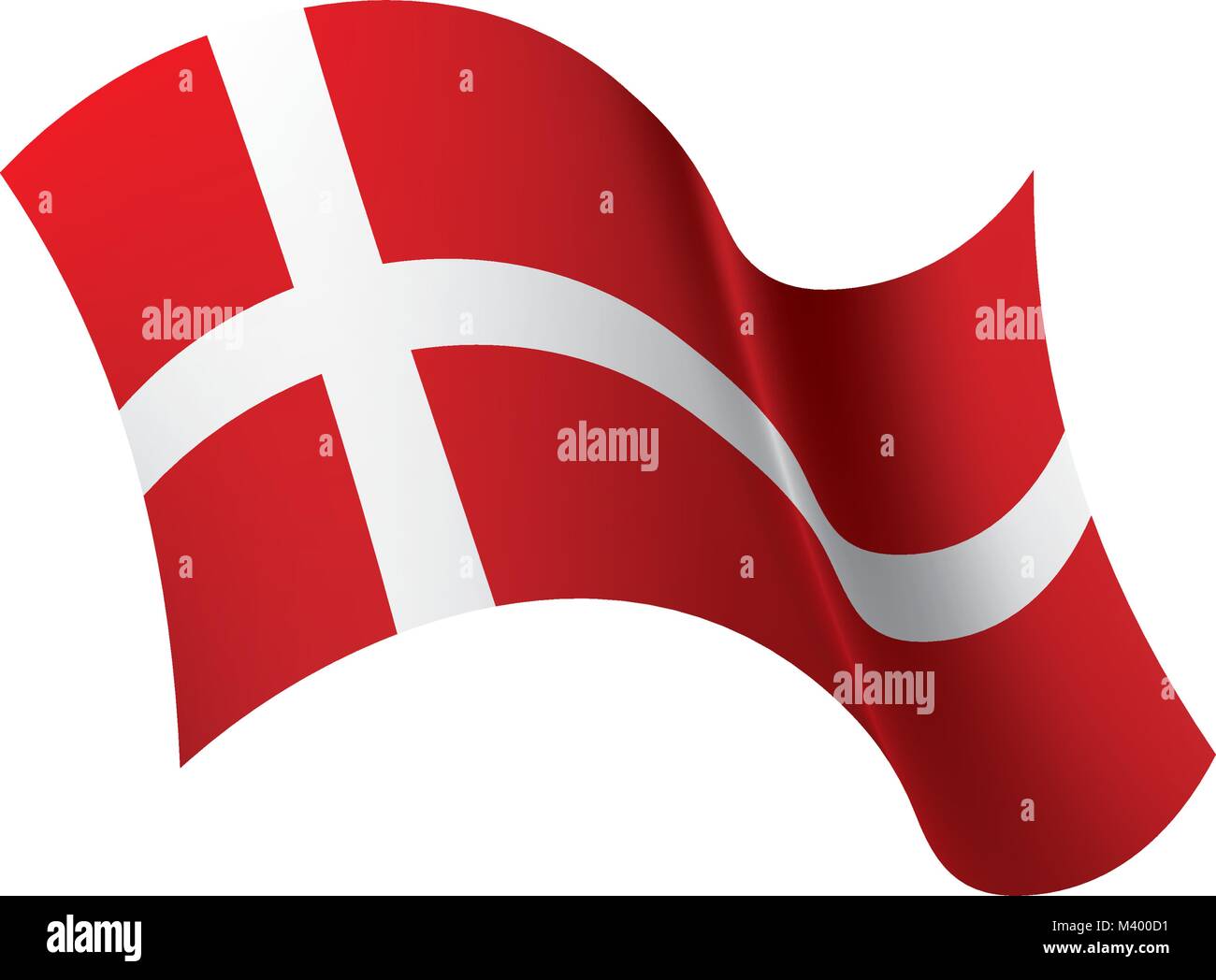 Denmark flag, vector illustration Stock Vector Image & Art - Alamy