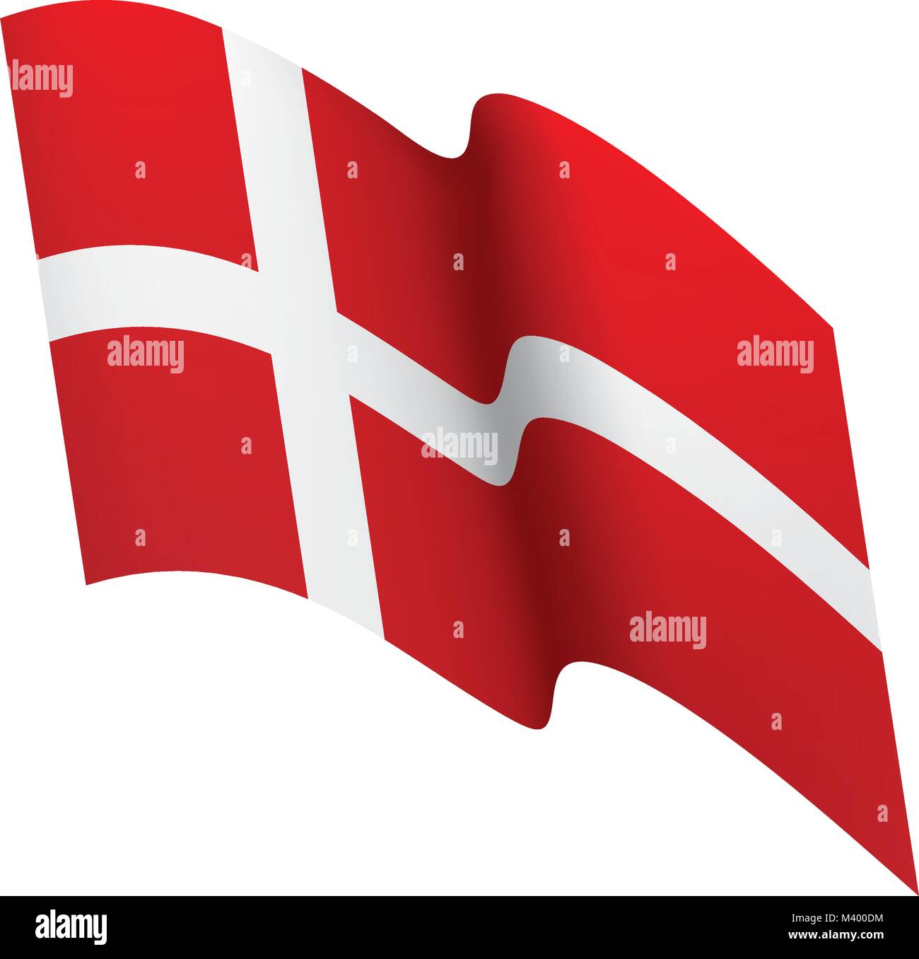 Denmark flag, vector illustration Stock Vector Image & Art - Alamy