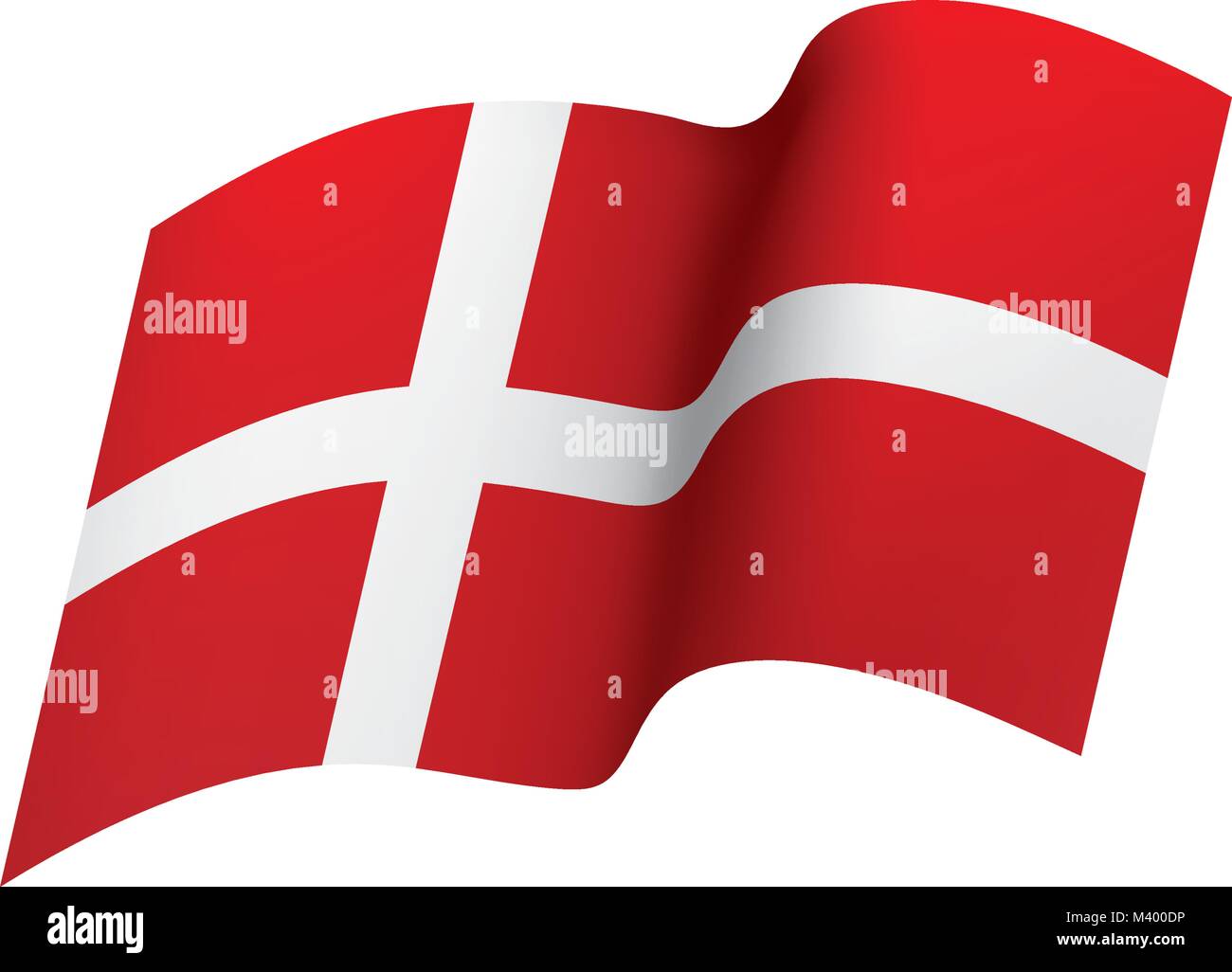 Denmark flag, vector illustration Stock Vector Image & Art - Alamy