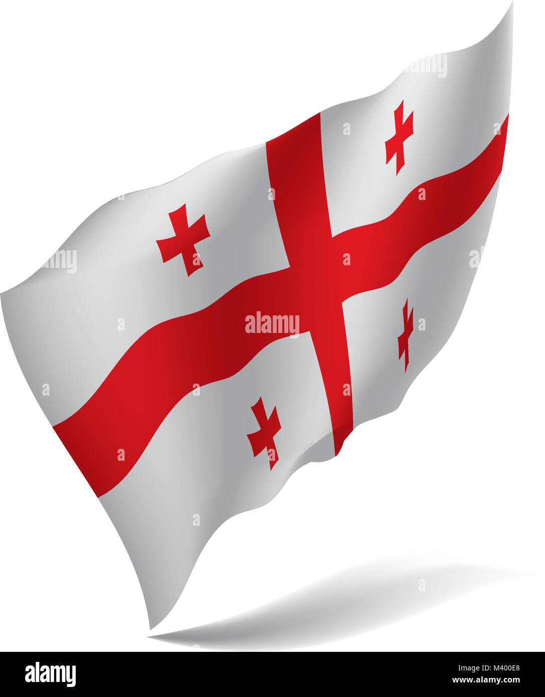 Georgia flag, vector illustration Stock Vector Image & Art - Alamy
