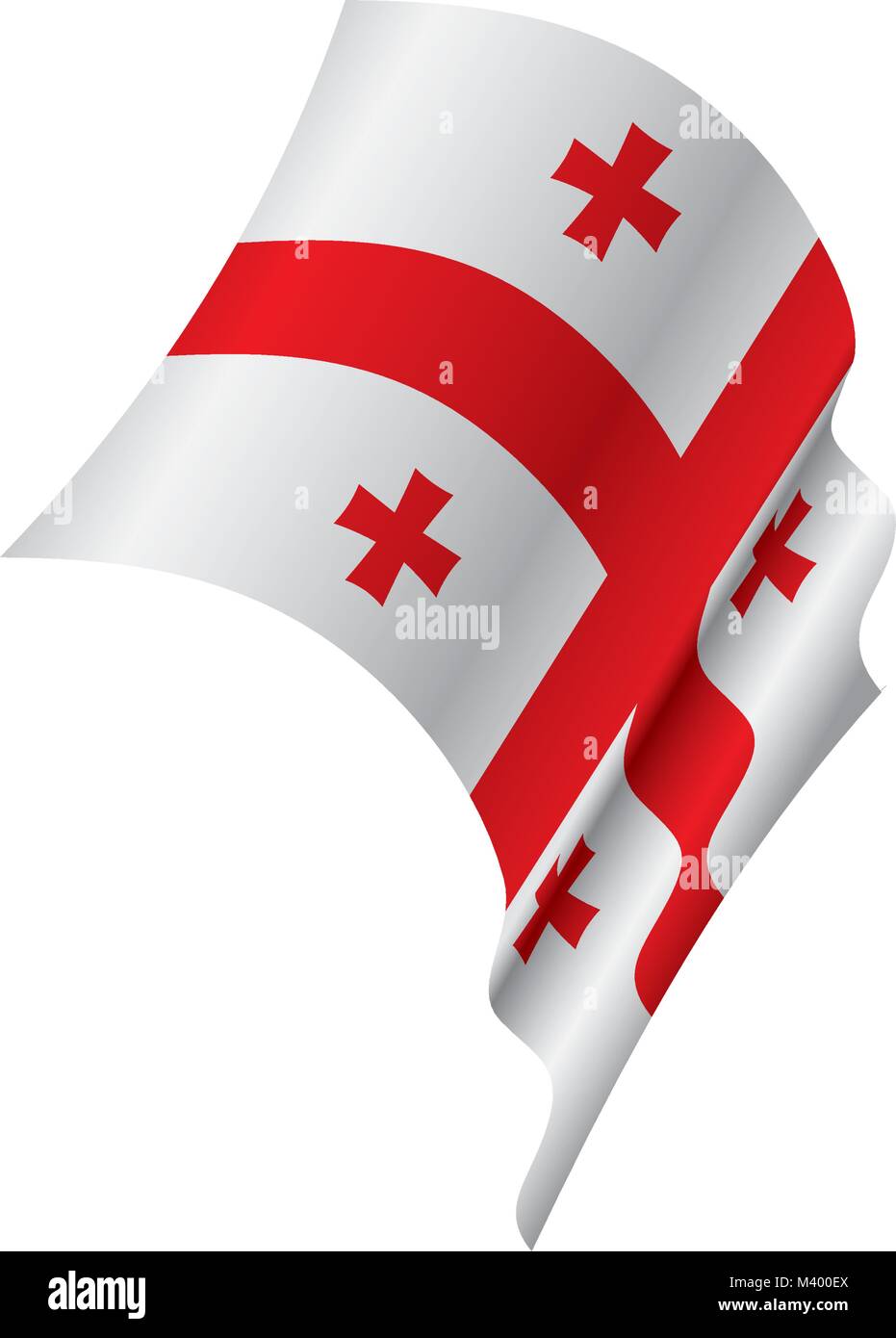 Georgia flag, vector illustration Stock Vector Image & Art - Alamy