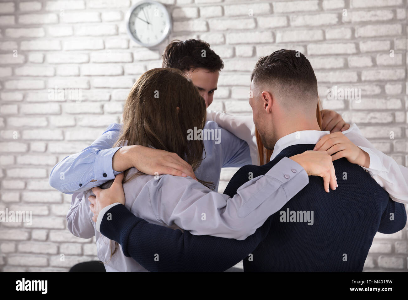 Business Team Brainstorming And Planning A Strategy In An Office Stock ...
