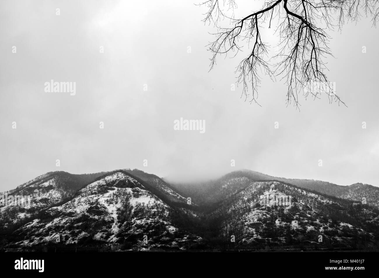 The Borzsony mountains at the Danube bend in Domos, Hungary Stock Photo ...