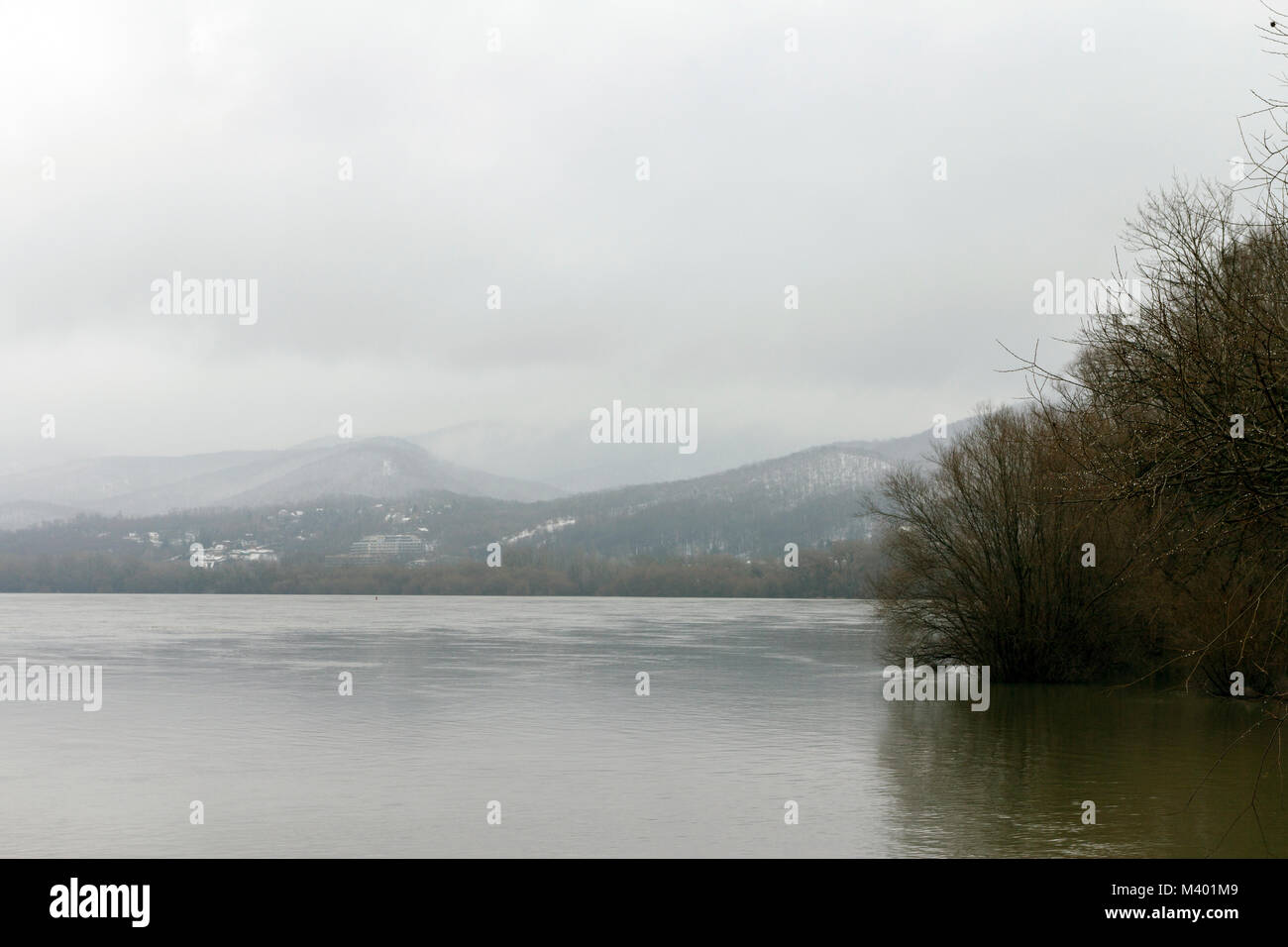 The Danube river at the Danube bend in Domos, Hungary Stock Photo - Alamy