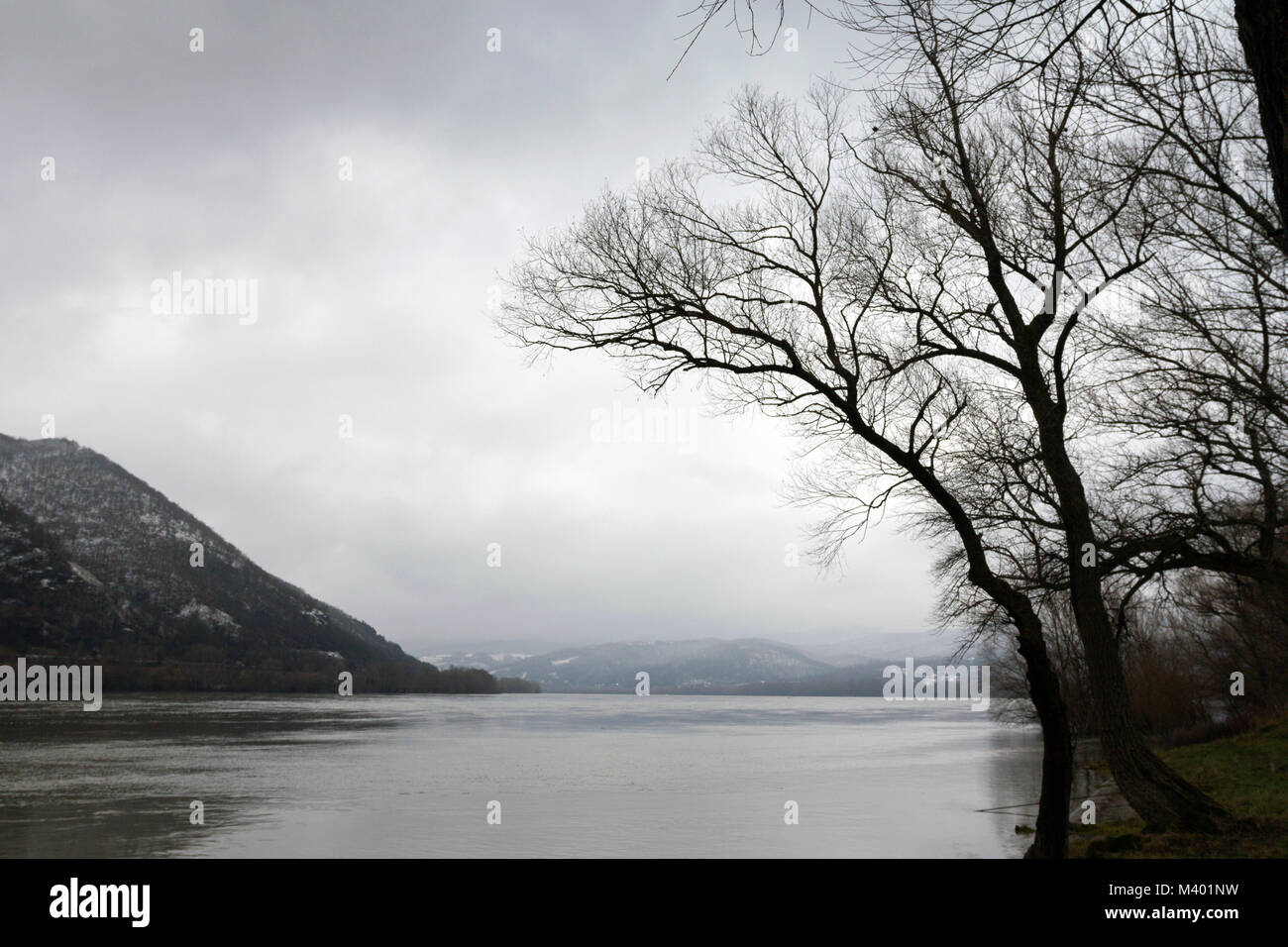 The Danube river at the Danube bend in Domos, Hungary Stock Photo - Alamy