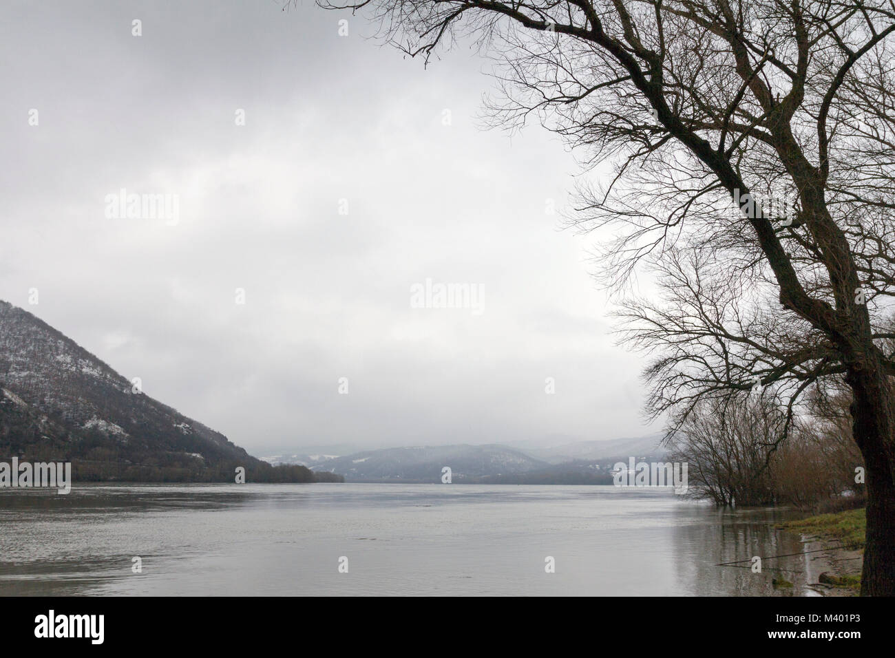 The Danube river at the Danube bend in Domos, Hungary Stock Photo - Alamy