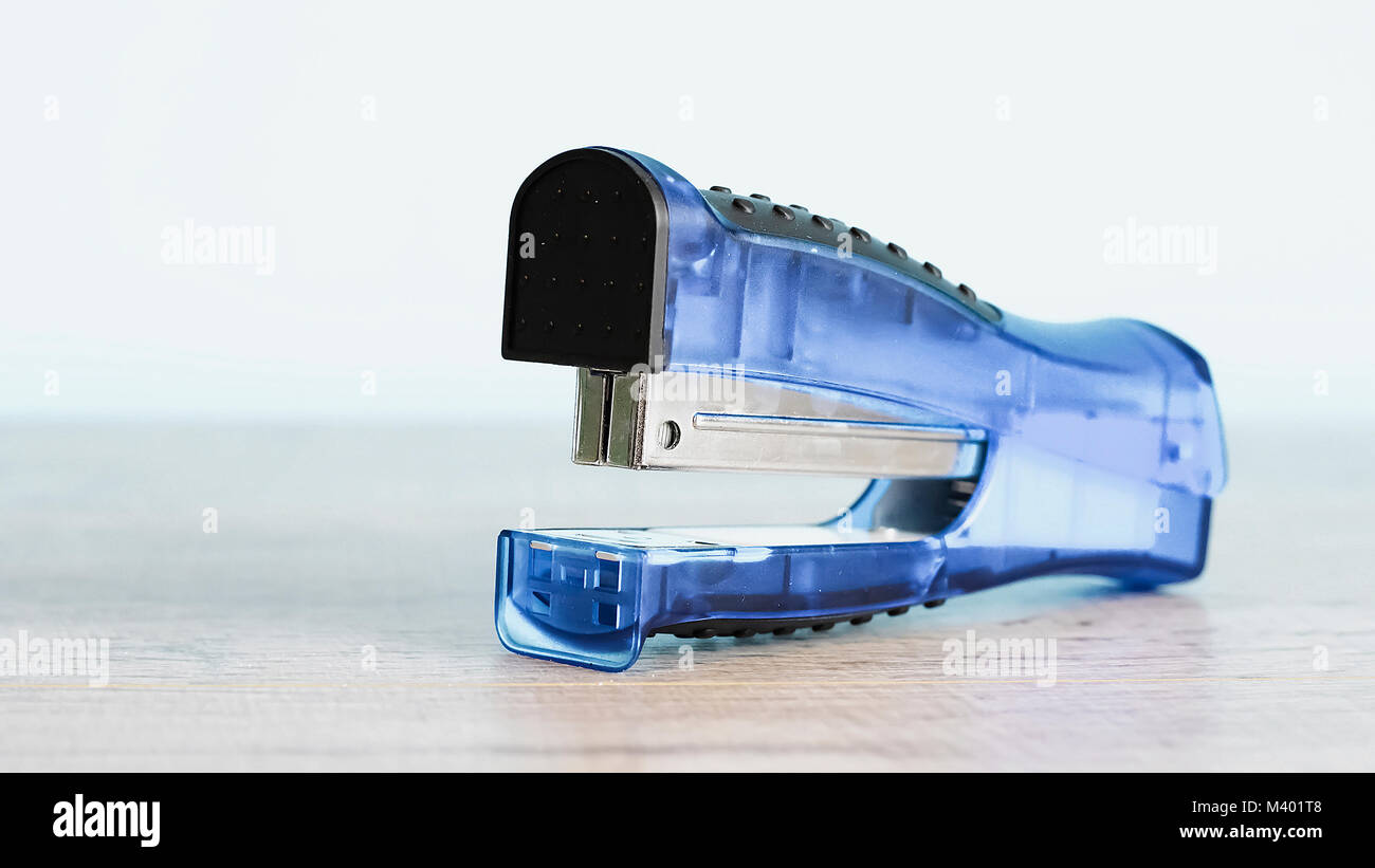 Stapler for office work on the table. Stationery item. Office su Stock ...