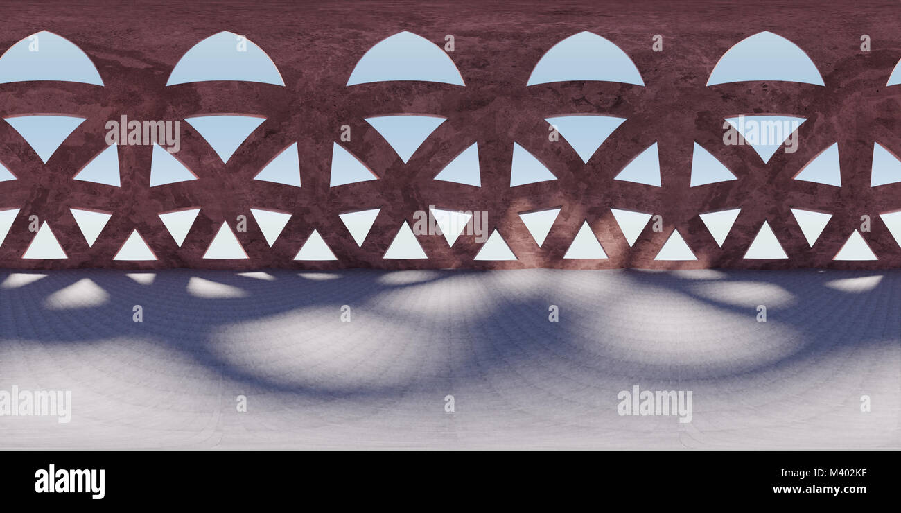 HDRI environment map, abstract spherical indoor panorama background ...