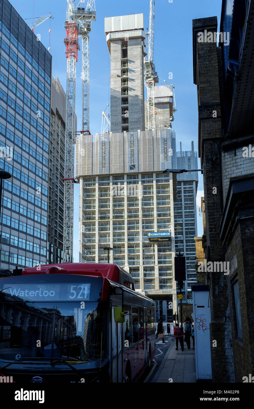 Southbank Place, construction of luxury apartment blocks on the site of ...