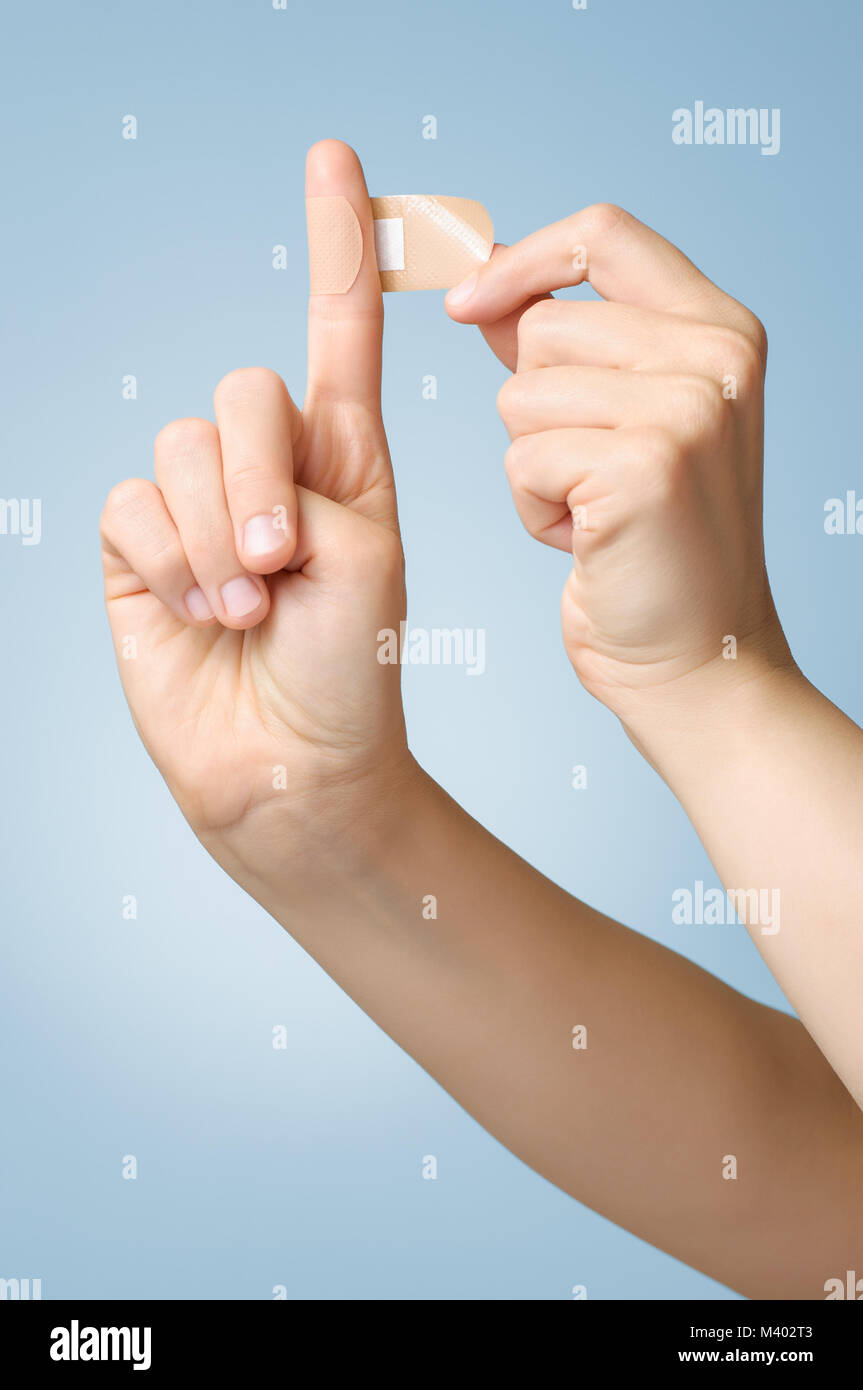 Finger plaster hi-res stock photography and images - Alamy