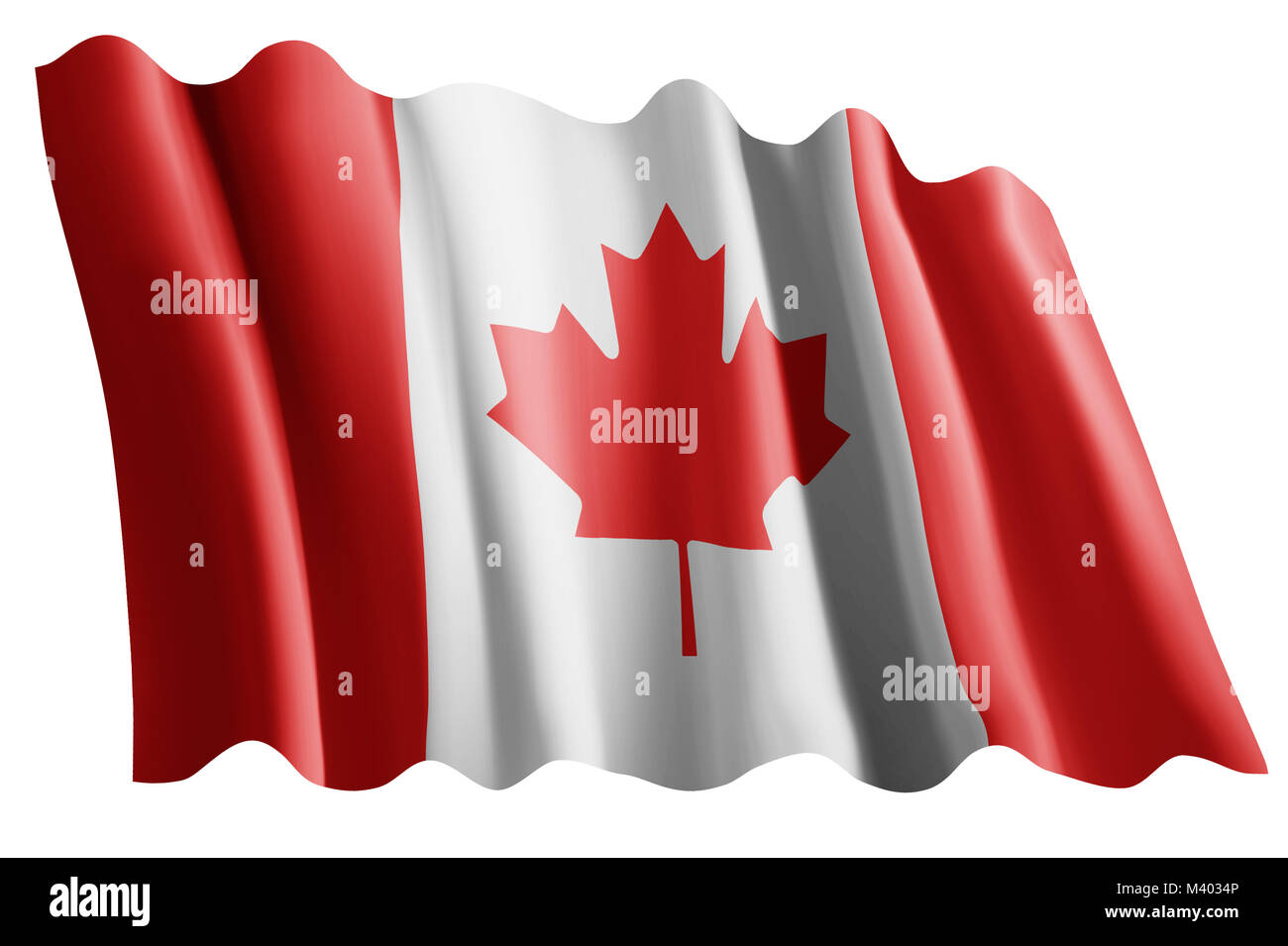Closeup of Flag of canada Stock Photo - Alamy