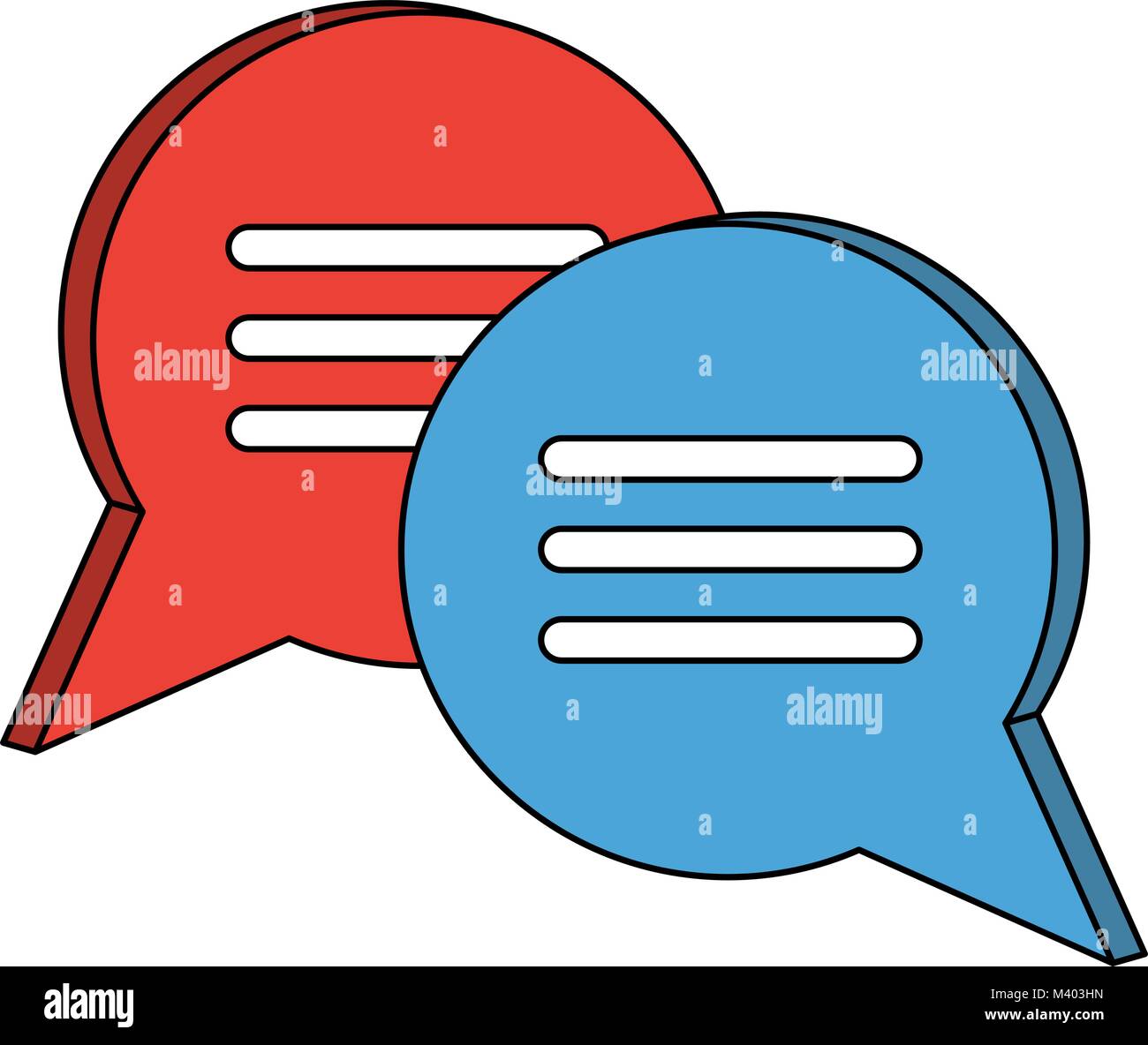 Chat bubble symbol Stock Vector Image & Art - Alamy