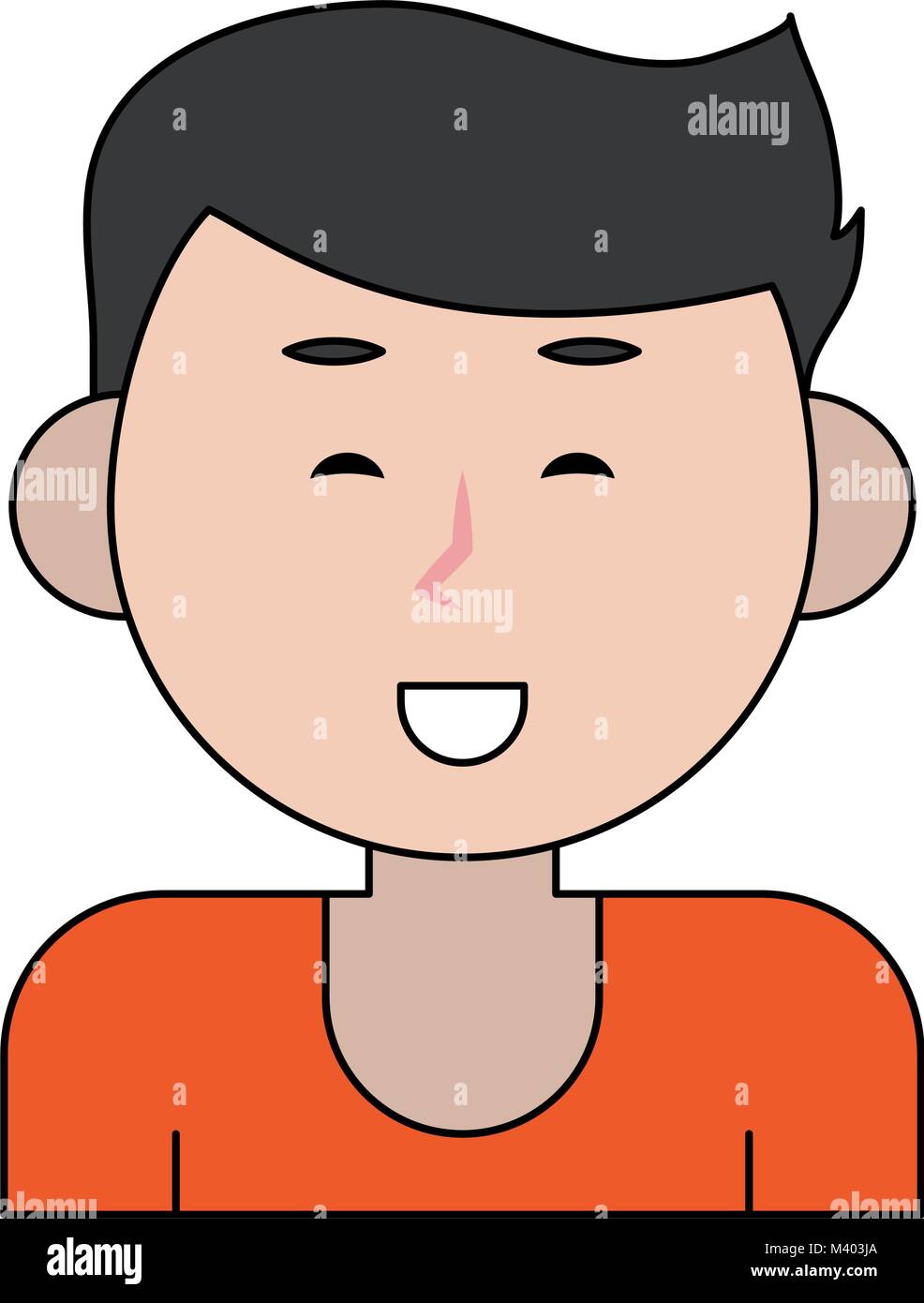 Man smiling cartoon Stock Vector Image & Art - Alamy