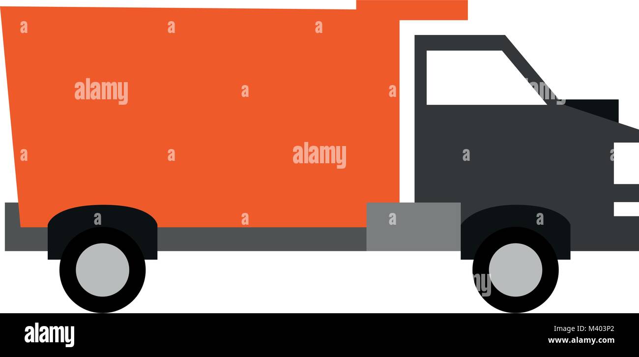 Cargo truck vehicle Stock Vector Image & Art - Alamy