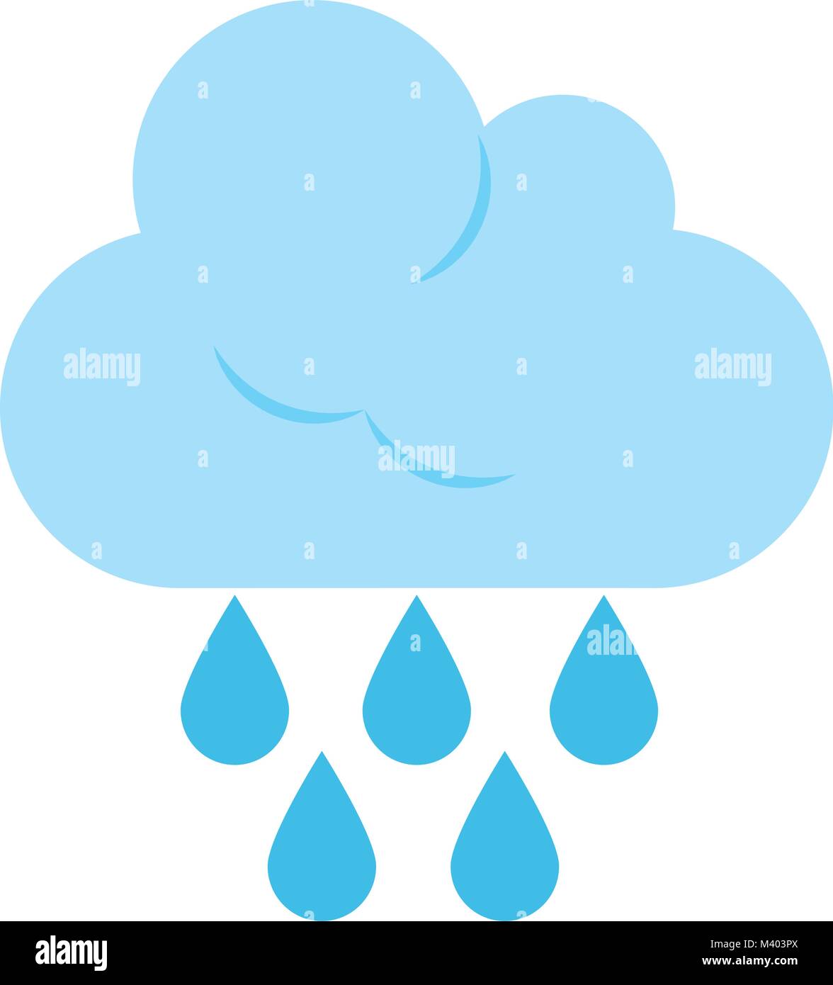Rainy weather symbol Stock Vector Image & Art - Alamy