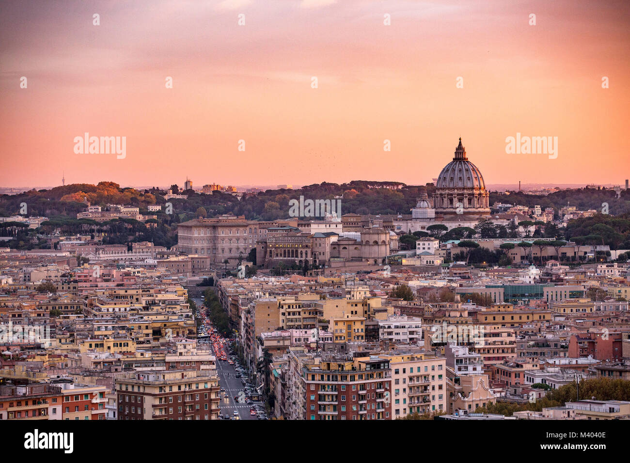 Italy, Lazio, Rome, cityscape viewed from Monte Mario Stock Photo - Alamy
