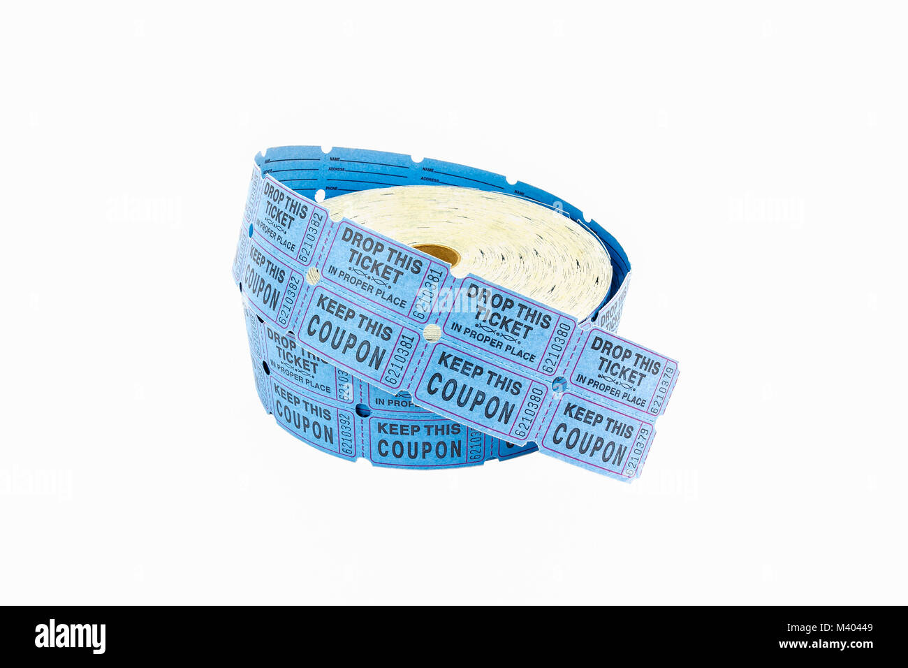 Roll of entry tickets hi-res stock photography and images - Alamy