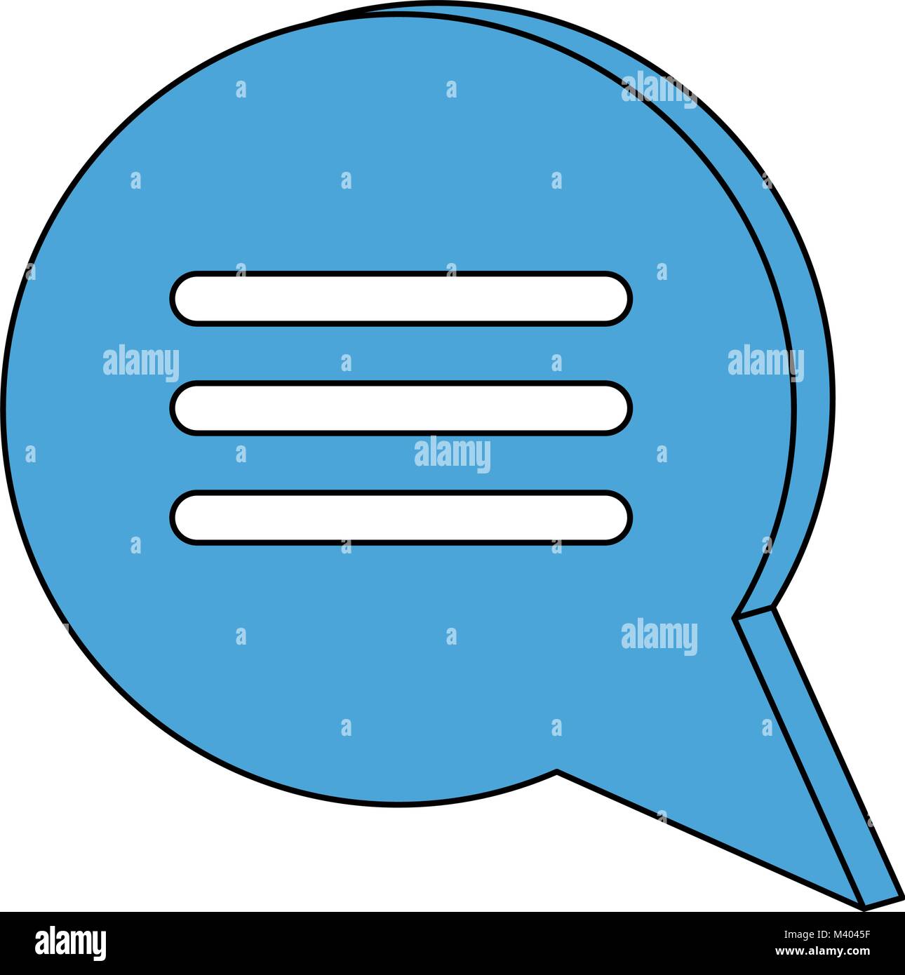 Chat bubble symbol Stock Vector Image & Art - Alamy